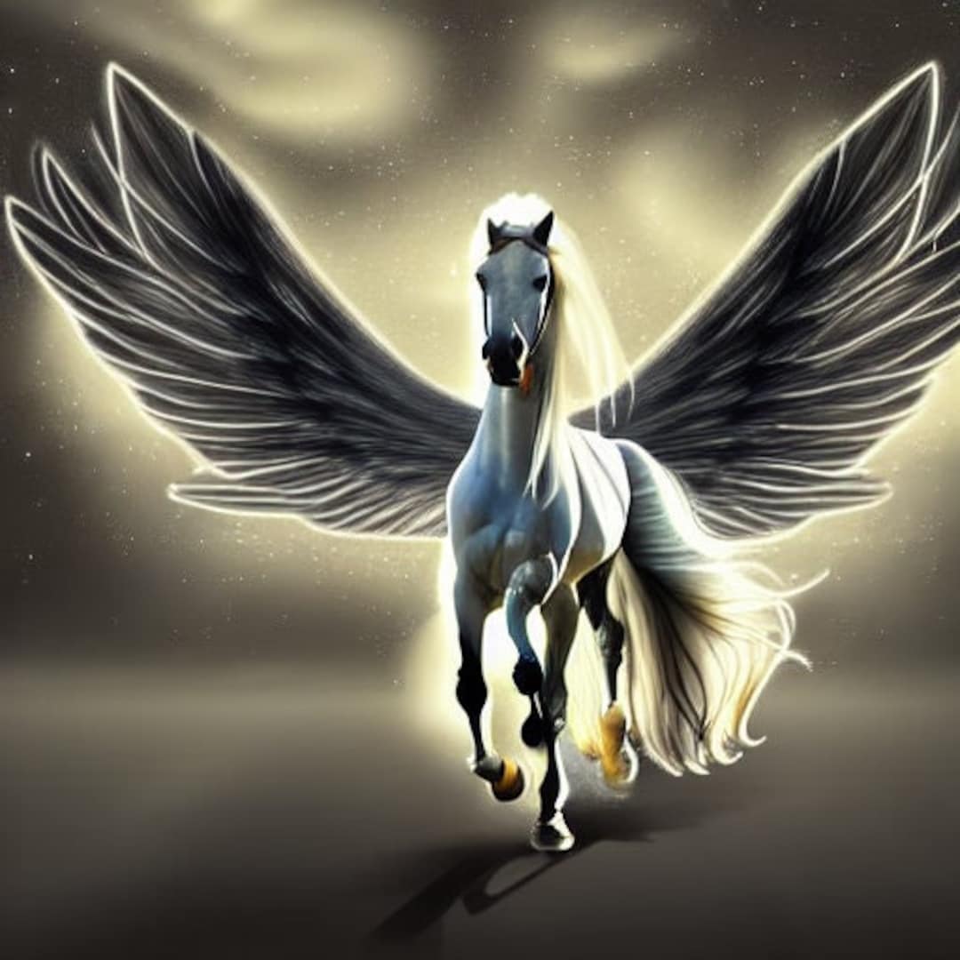 Digital Print of Pegasus - Etsy