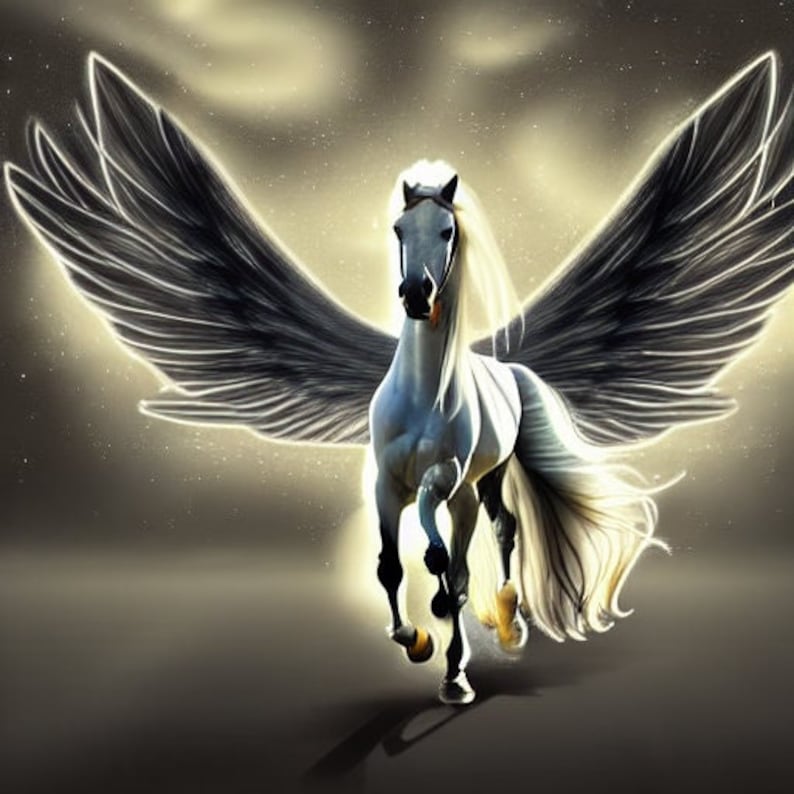 Digital Print of Pegasus - Etsy