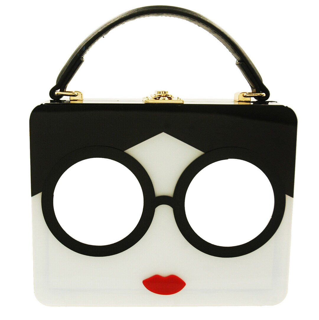 Acrylic Box Bag Retro Purse Shoulder Bag - Etsy