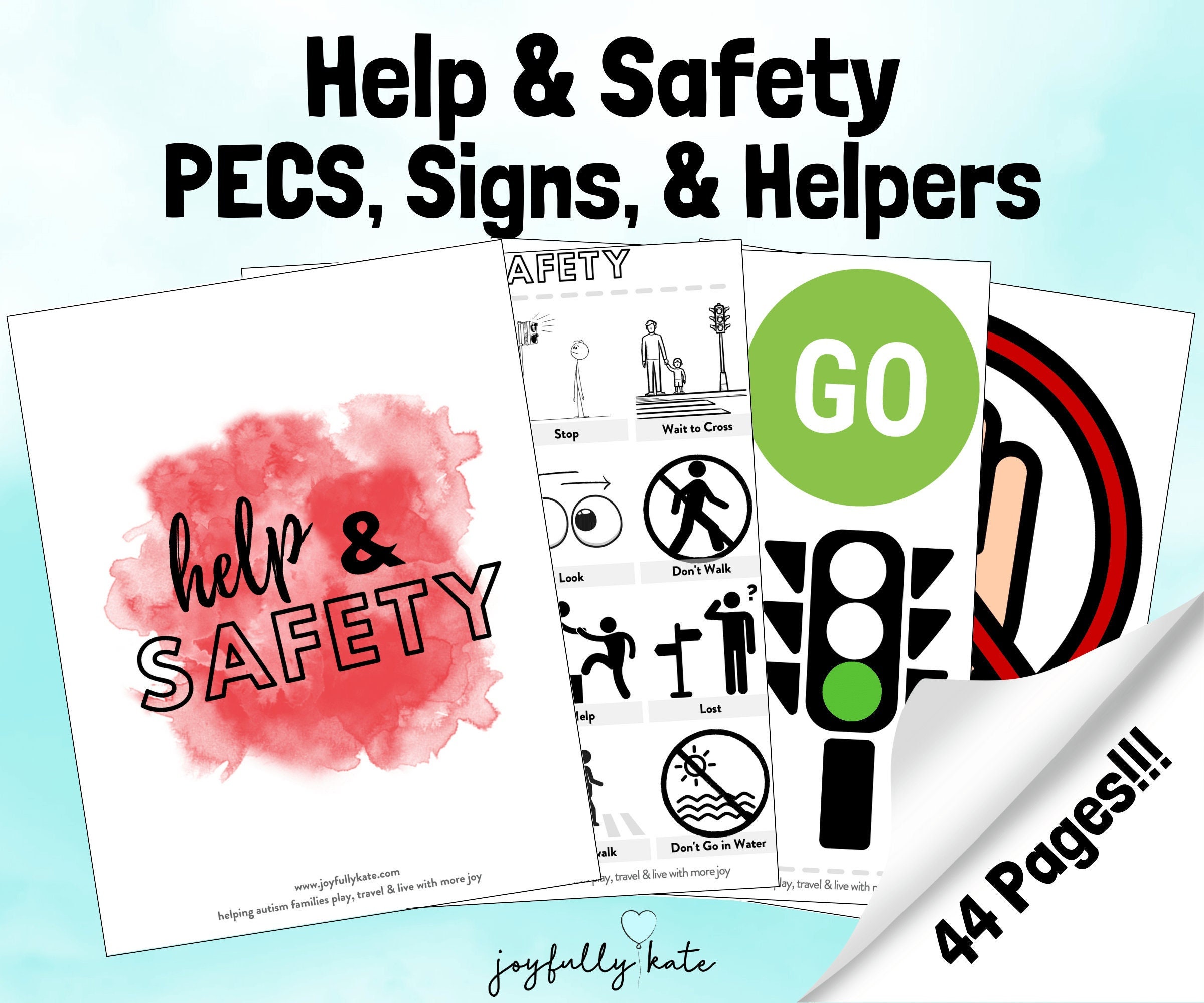 Help & Safety: PECS, Signs, and Helpers - Etsy