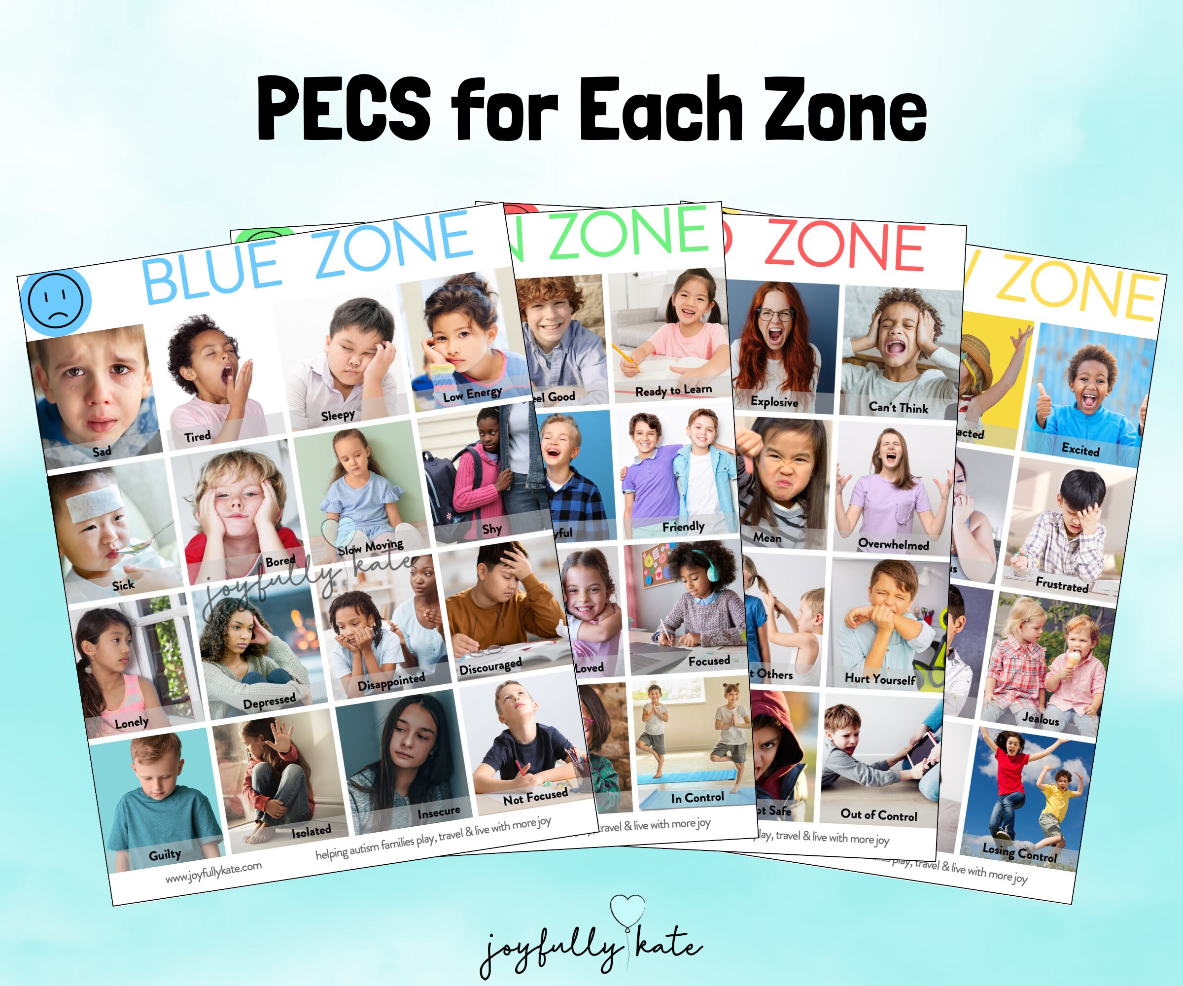 Zones of Regulation - DOUBLE PACK!!! - Etsy