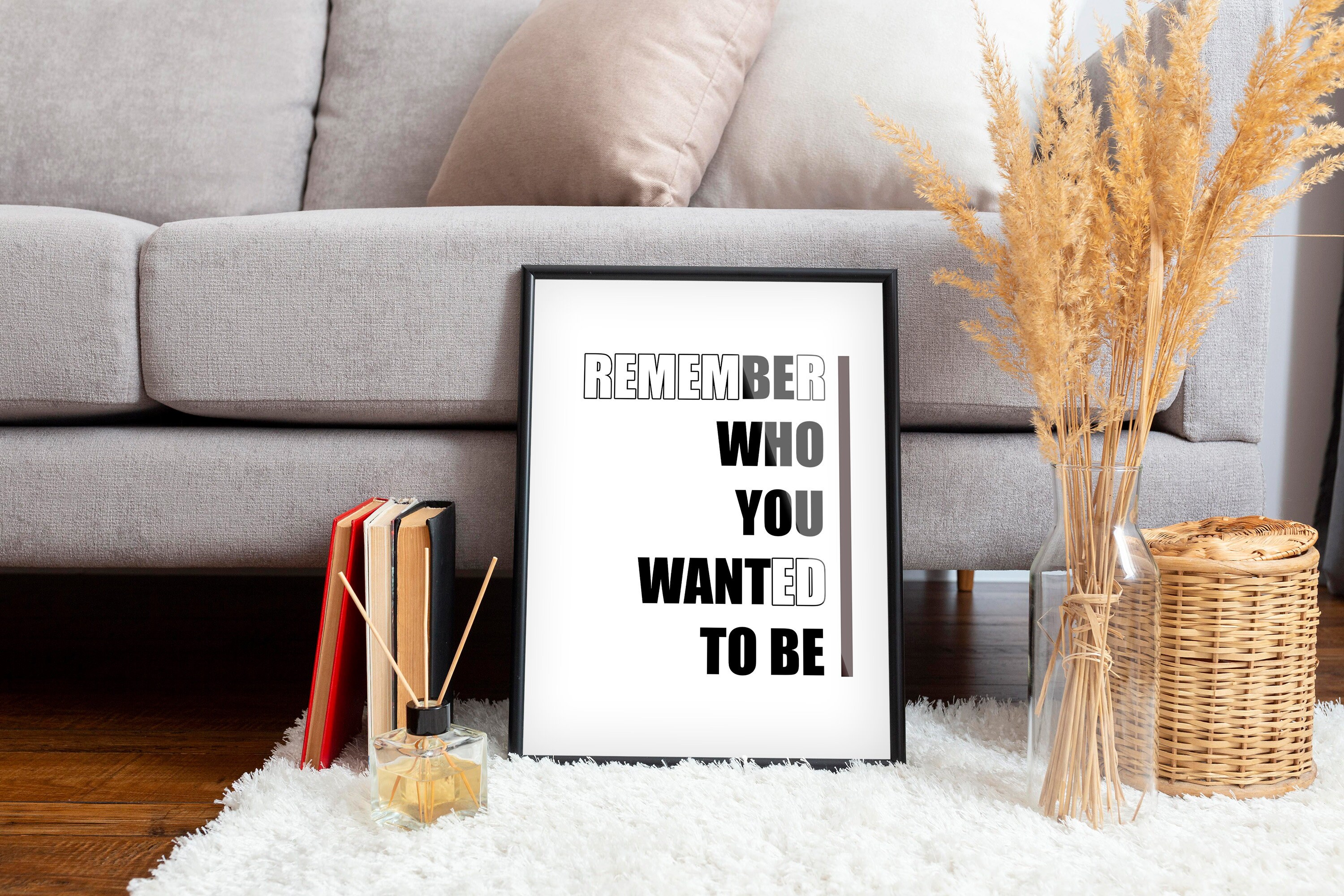Remember Who You Wanted to Be Reminders in Life Be Yourself - Etsy