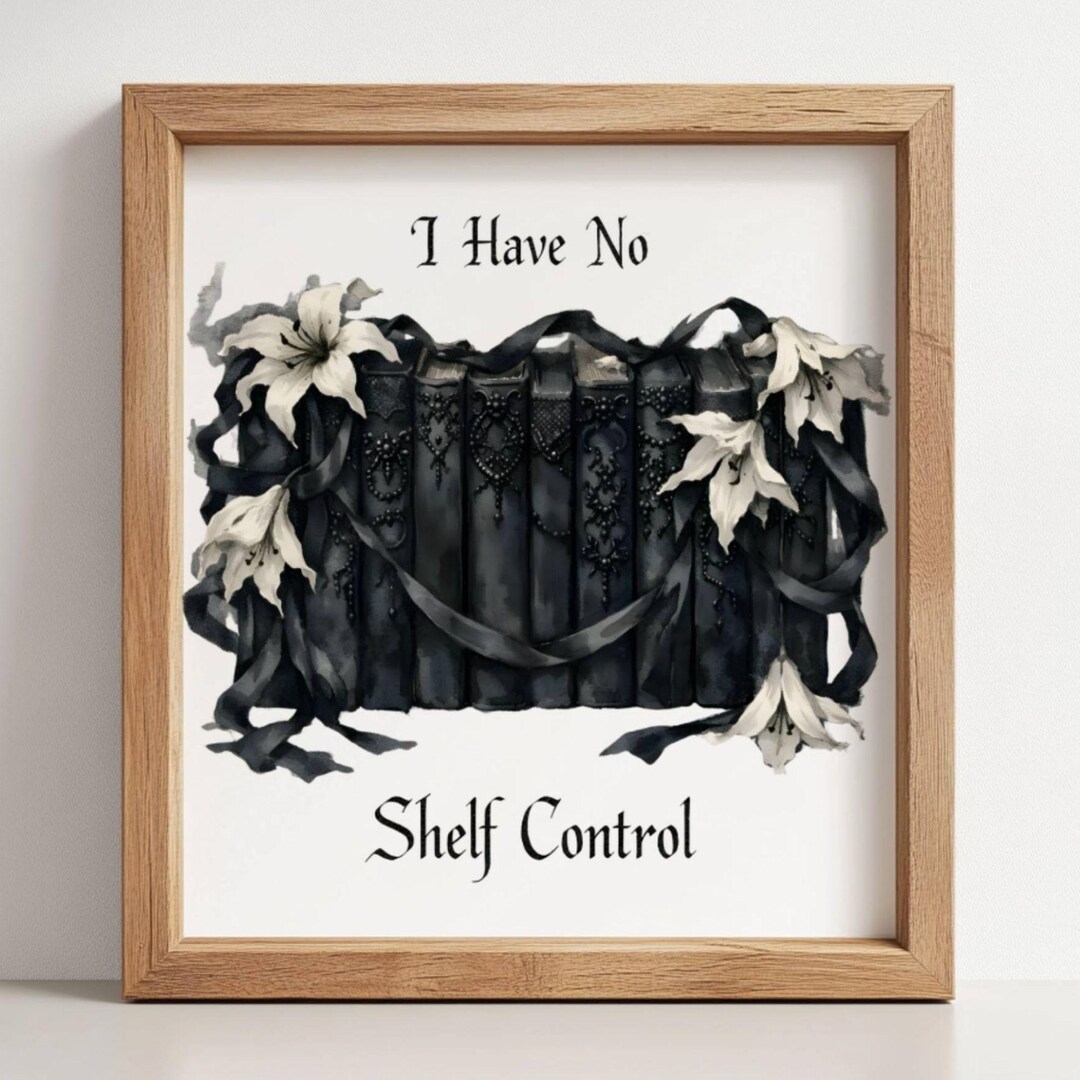 I Have No Shelf Control PNG, Victorian Mourning Gothic Book, Black Lace ...