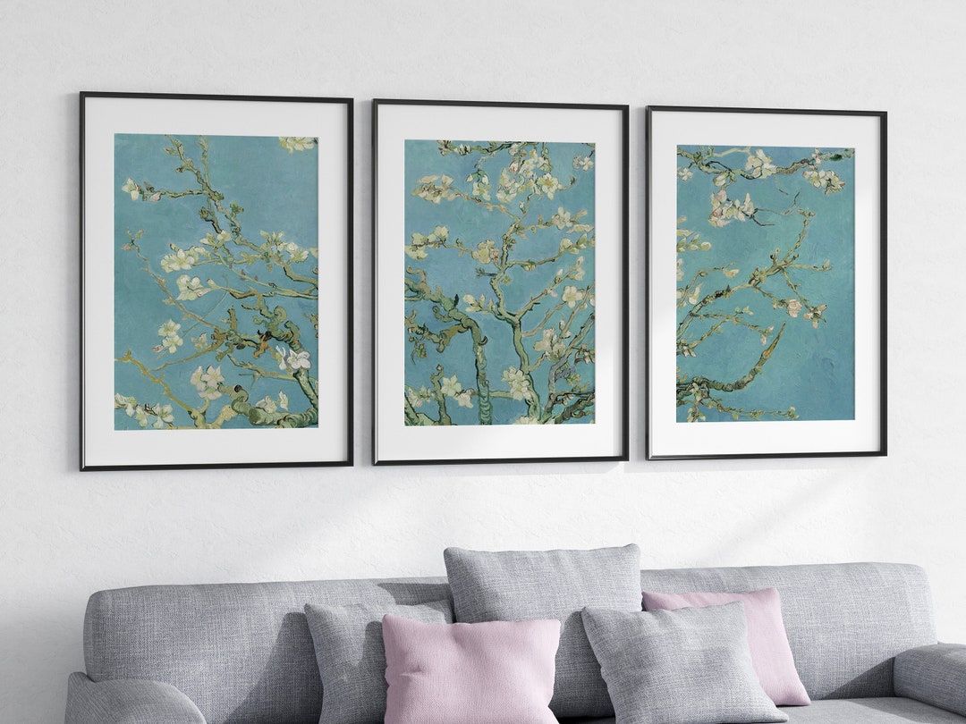 Almond Blossom, 2 Styles, Vincent Van Gogh, Digital Printables, Oil ...