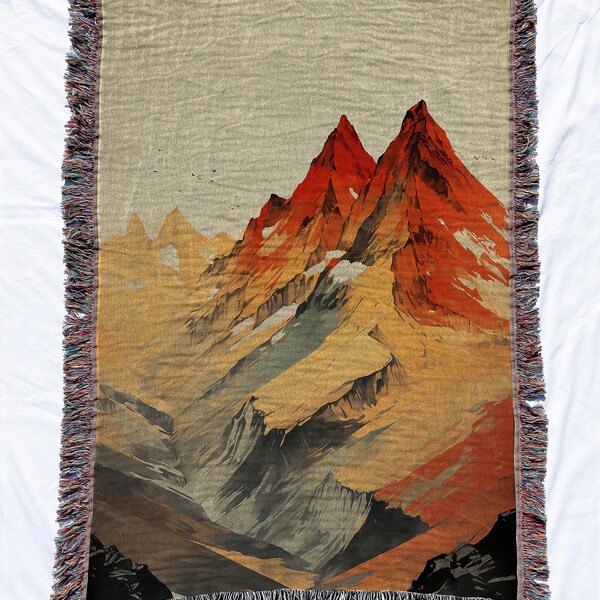 Abstract Mountains - Etsy