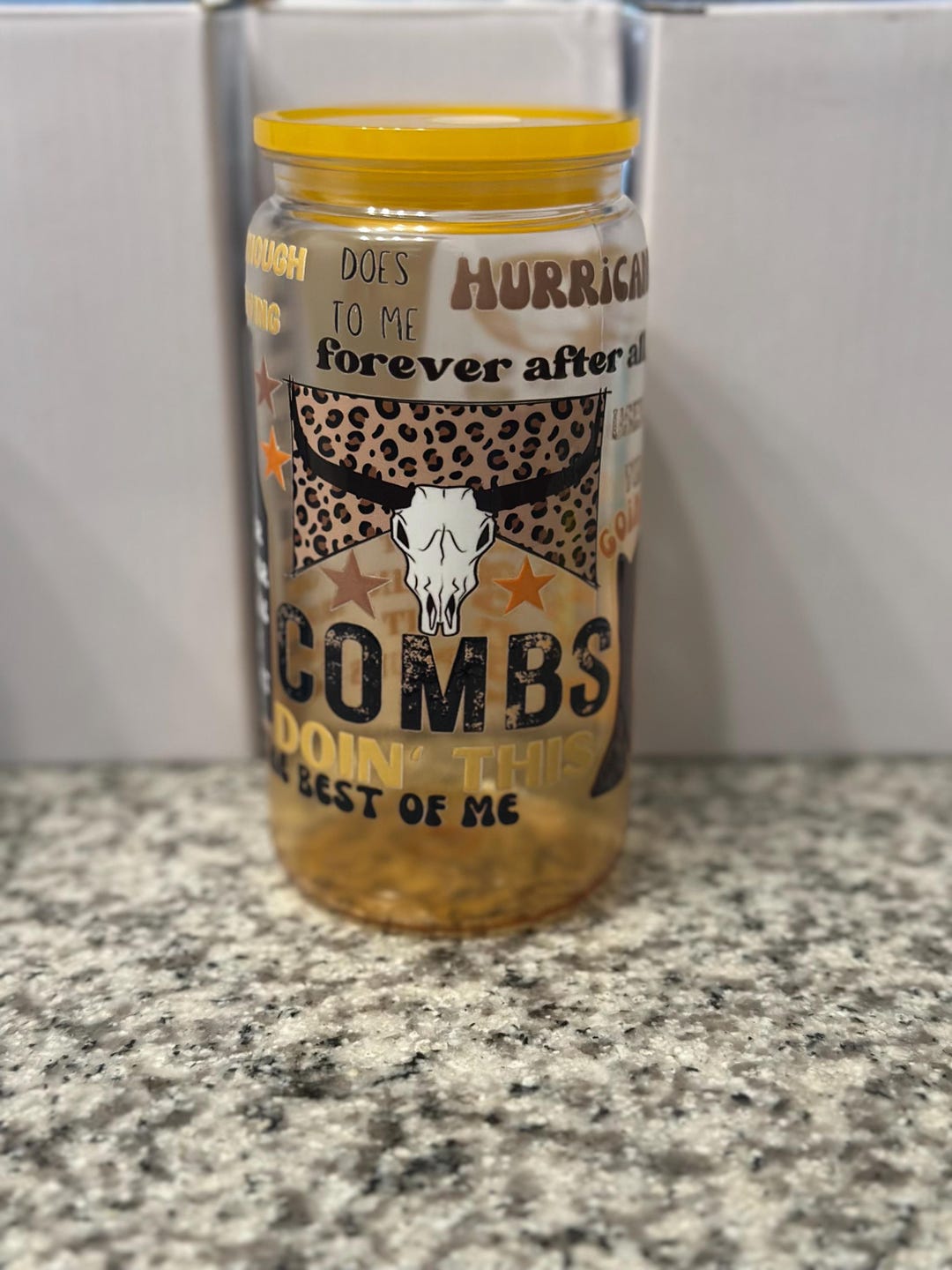 Luke Combs Yellow Cup - Etsy