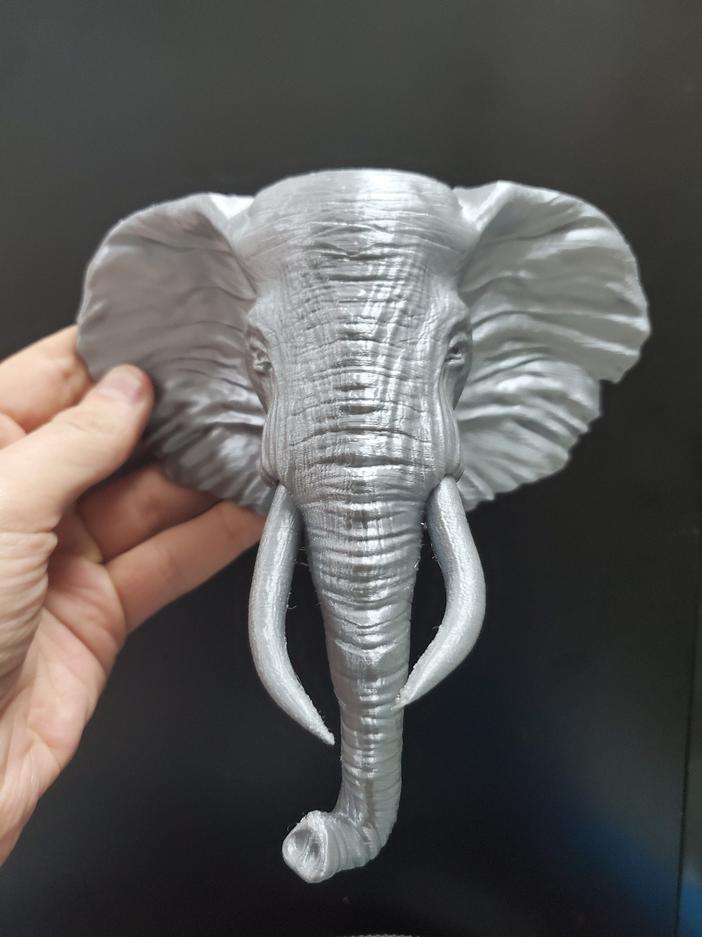 Elephant Bust 3d-printed - Etsy