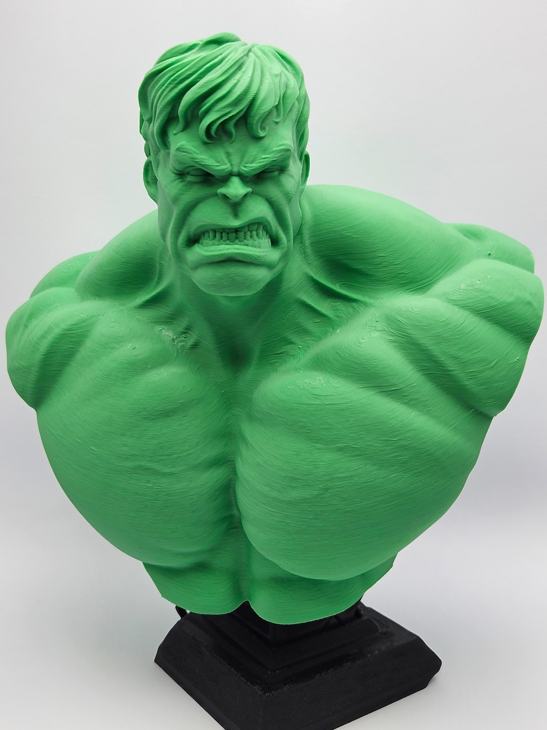 Incredible Hulk Bust: 3D Printed, 8-inch Marvel Decor - Etsy