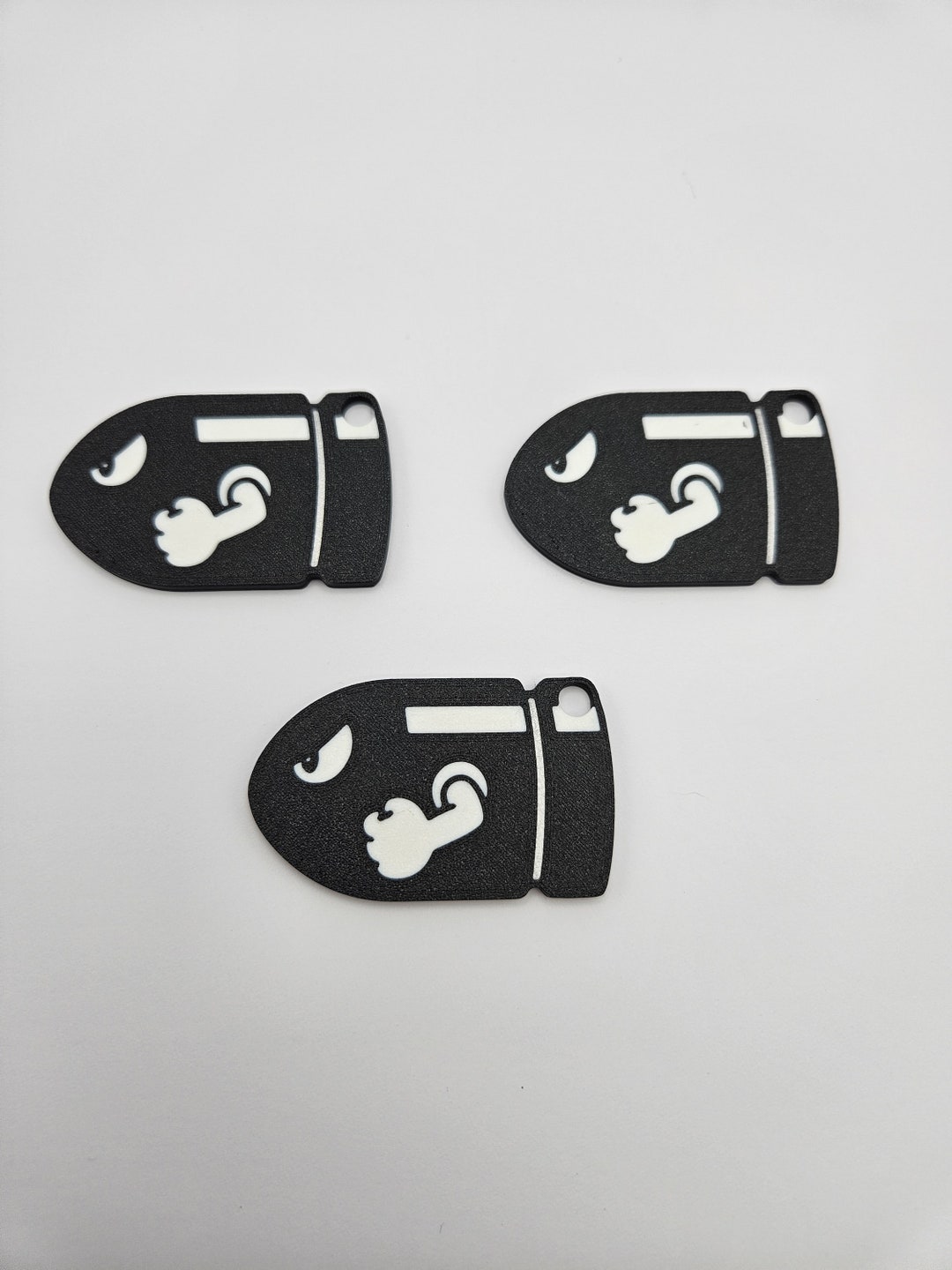 Bullet Bill Keychain 3D Printed - Etsy