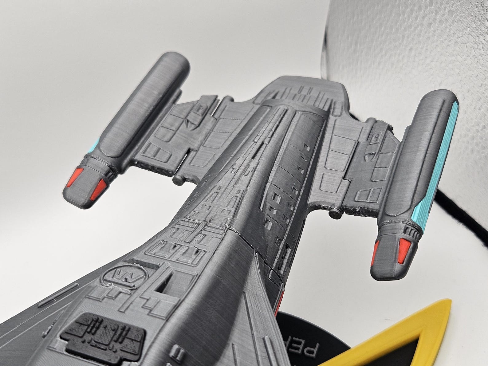 Star Trek USS Voyager W/ Display Stand - 3D Printed - Etsy