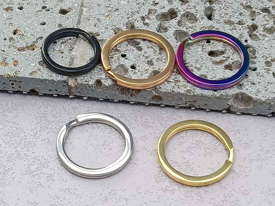Key Chain Rings,stainless Steel Mirror Polishing,18k Vacuum Plating ...