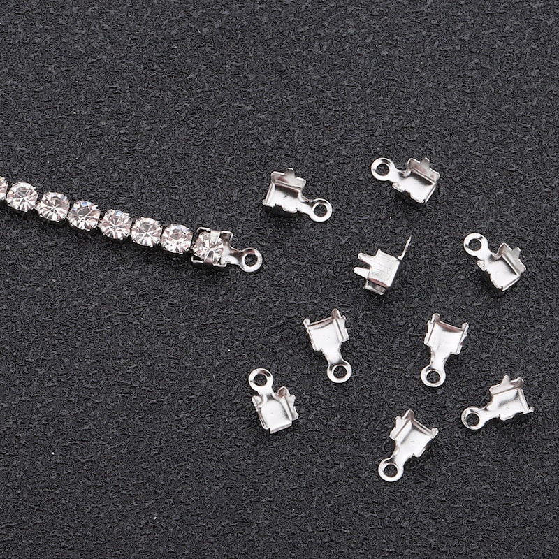 Rhinestone Cup Chain - Etsy