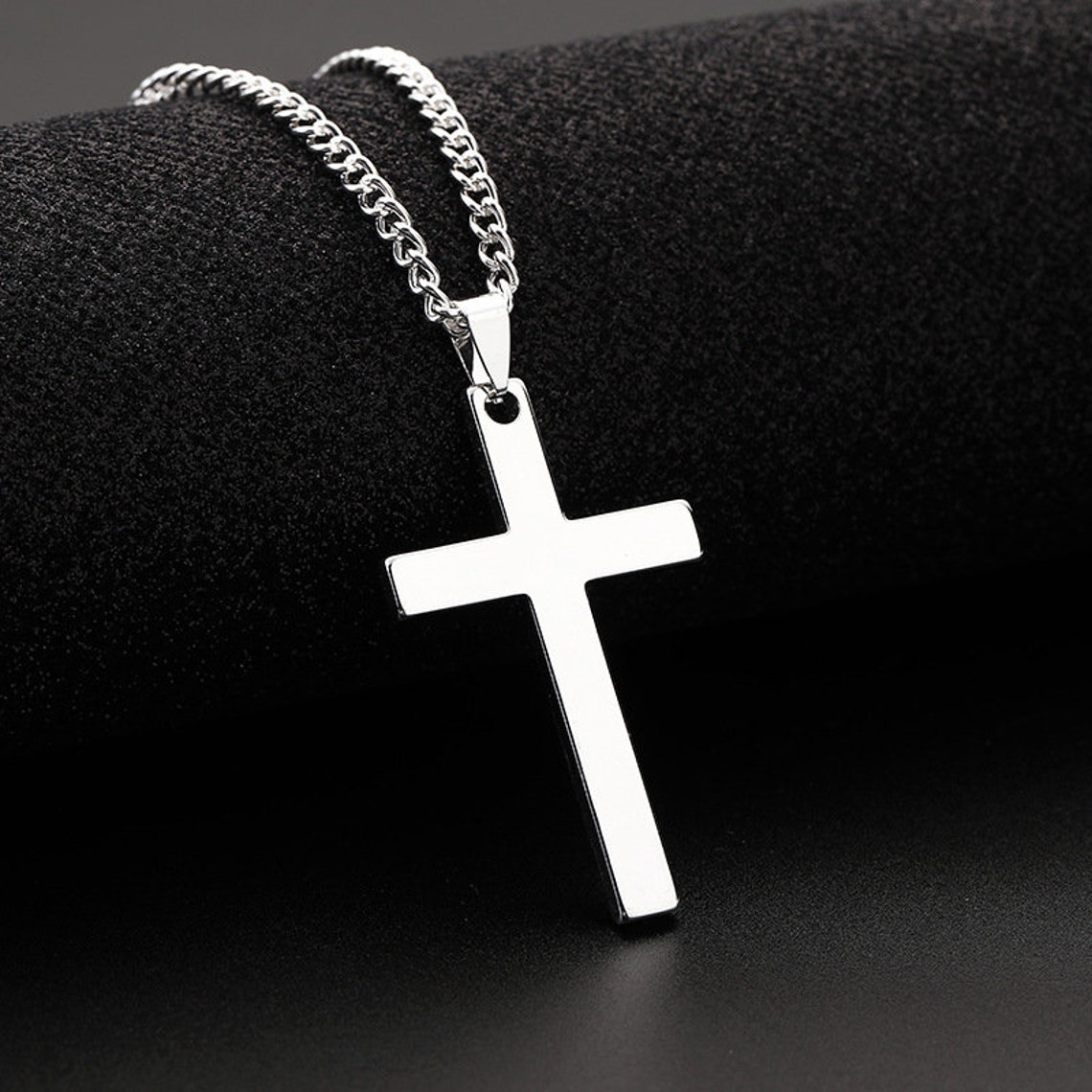 Stainless Steel Cross Charms,personalized Cross Charms,handmade Beaded ...