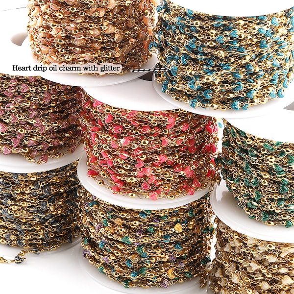 Permanent Jewelry Colorful Chain - Etsy