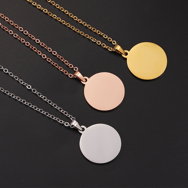 Disc Pendant - Etsy