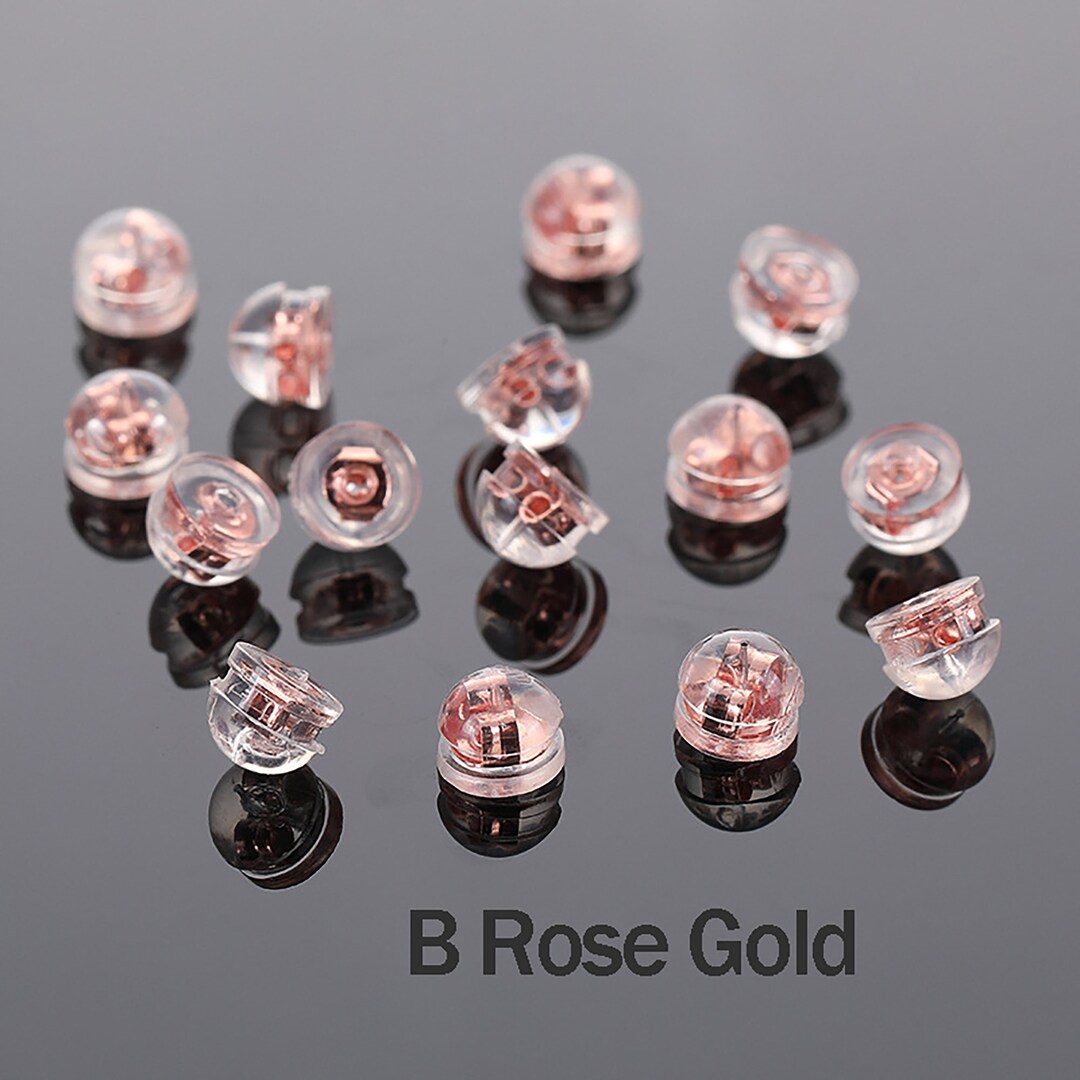 Stoppers Ear Nuts|earring Back Stoppers|earring Component Findings|18k ...