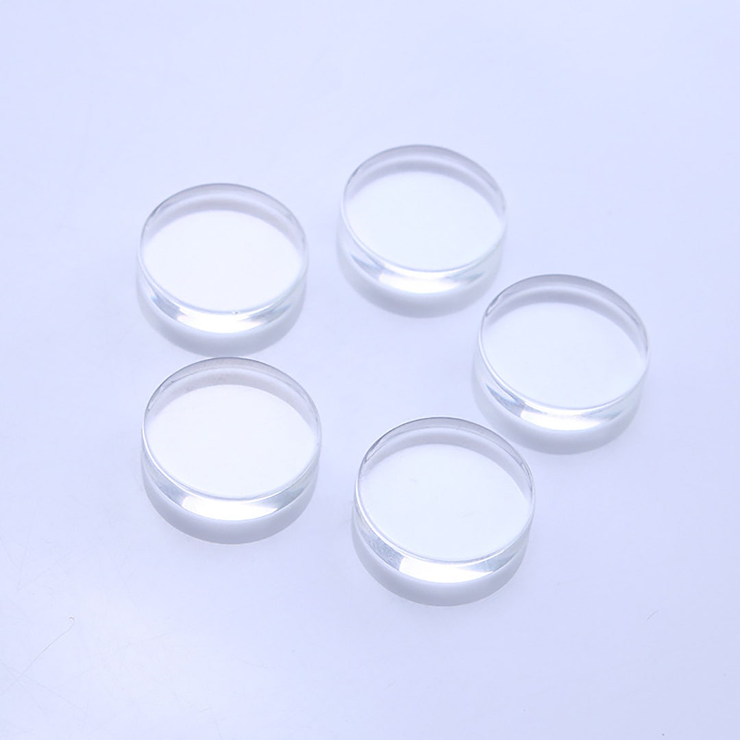 15mm 16mm 18mm 20mm Flat Clear Glass Tile -bottle Caps - Clear Glass ...