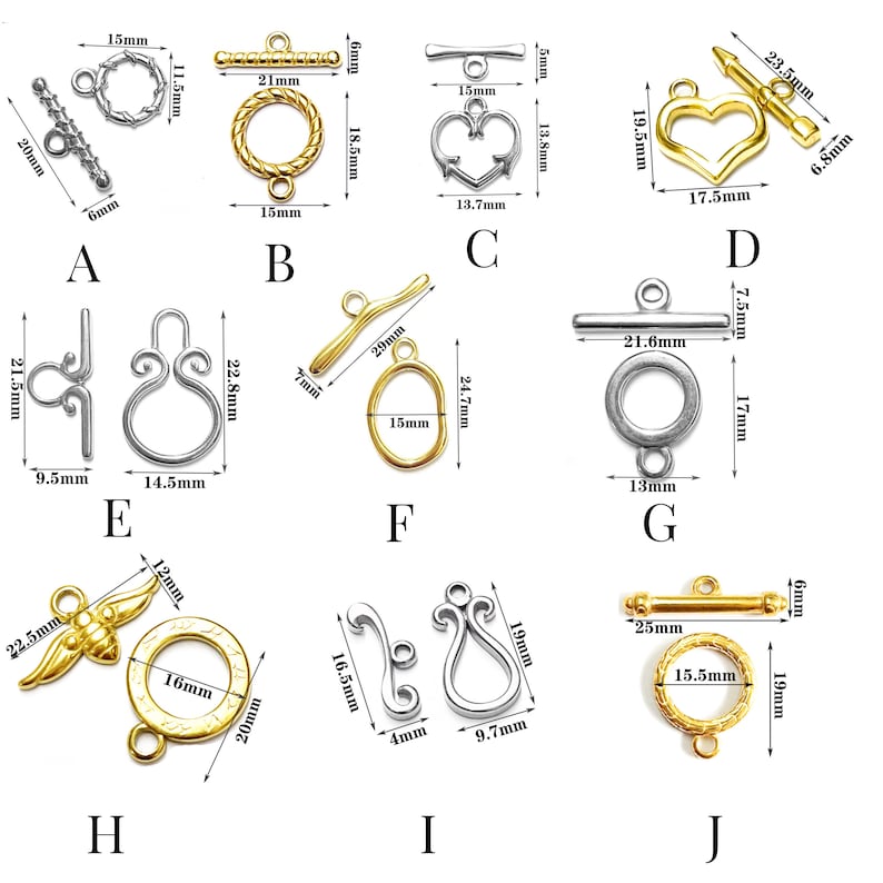 316L Stainless Steel Toggle Buckle Set|ot Buckle|large Toggle Clasp ...