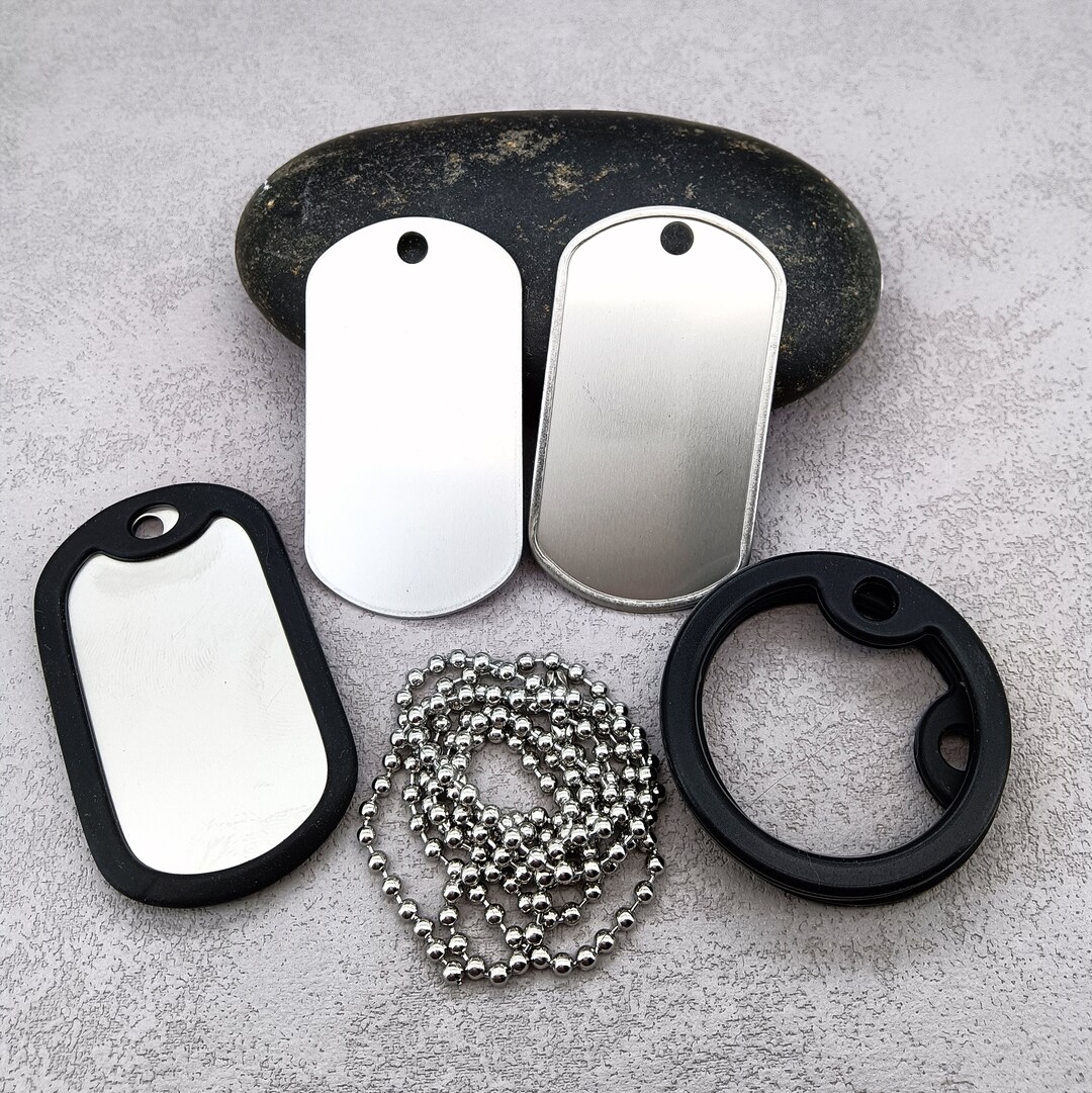 2"*1 1/8"(50*28mm) Military Tag|304 Stainless Steel Stamping Blanks ...