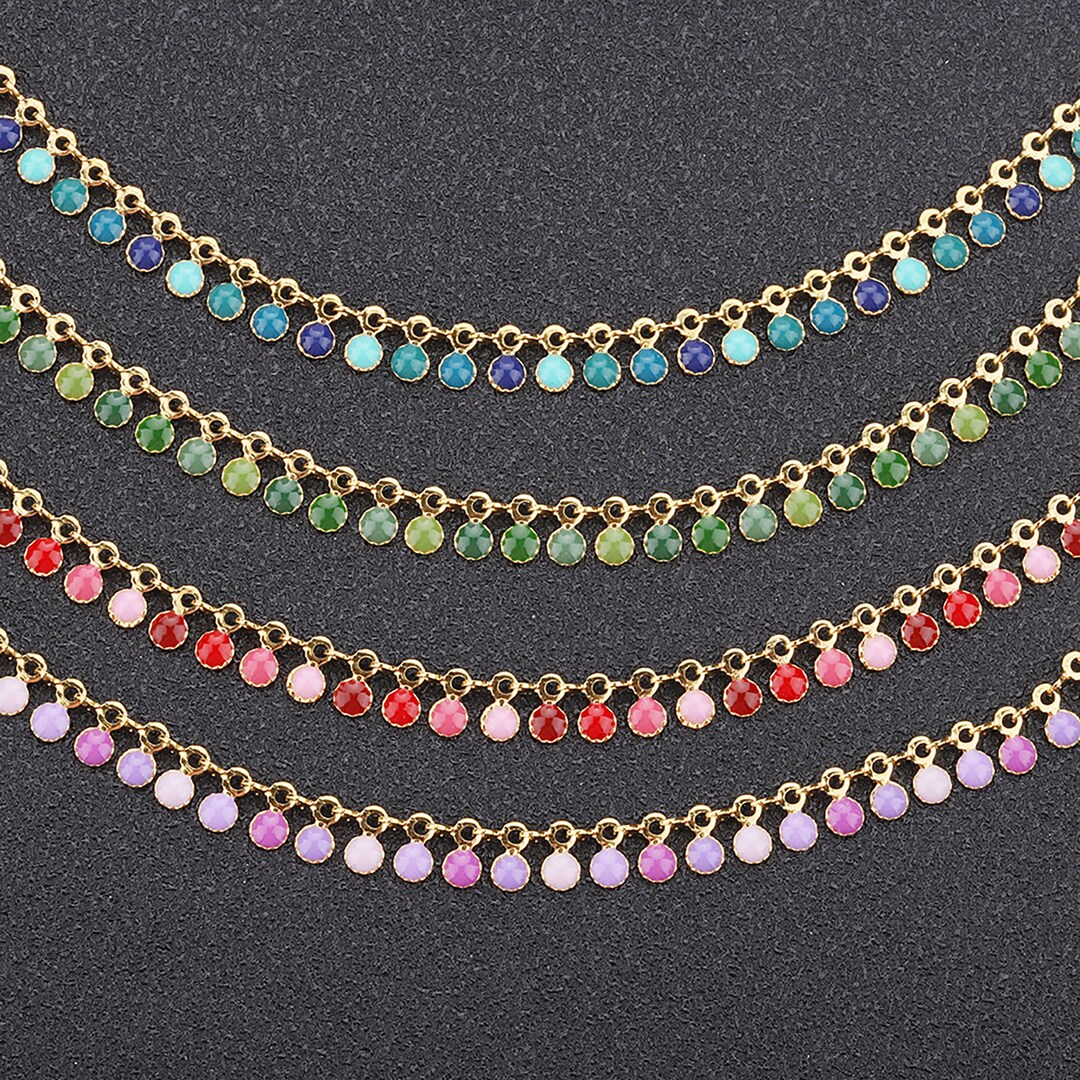 Wholesale Enamel Wire Chains for Custom Permanent Jewelry Making ...