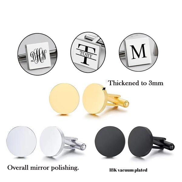 Cufflinks Blank - Etsy