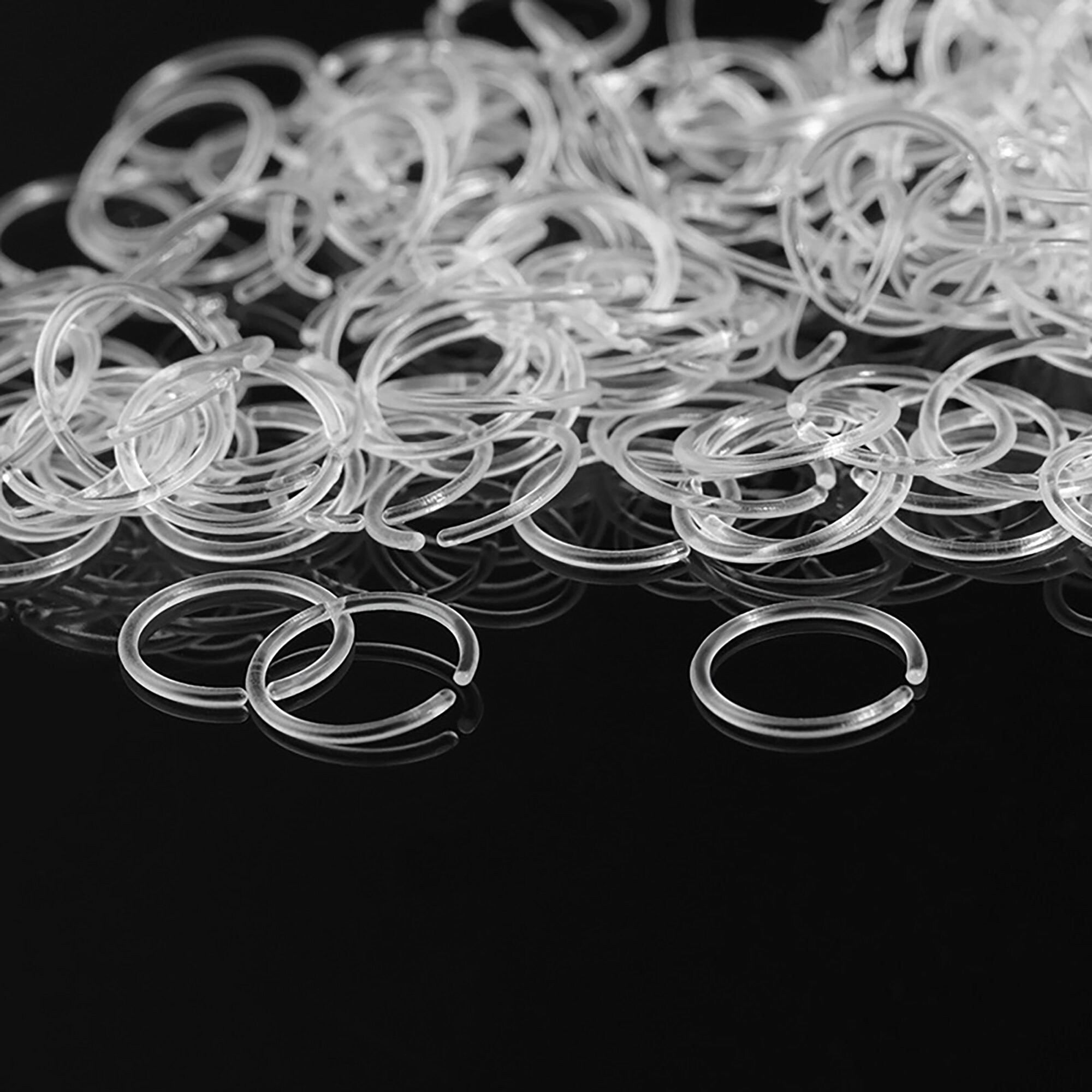 Resin Cartilage Ringclear Nose Rings Retainerclear Nose - Etsy