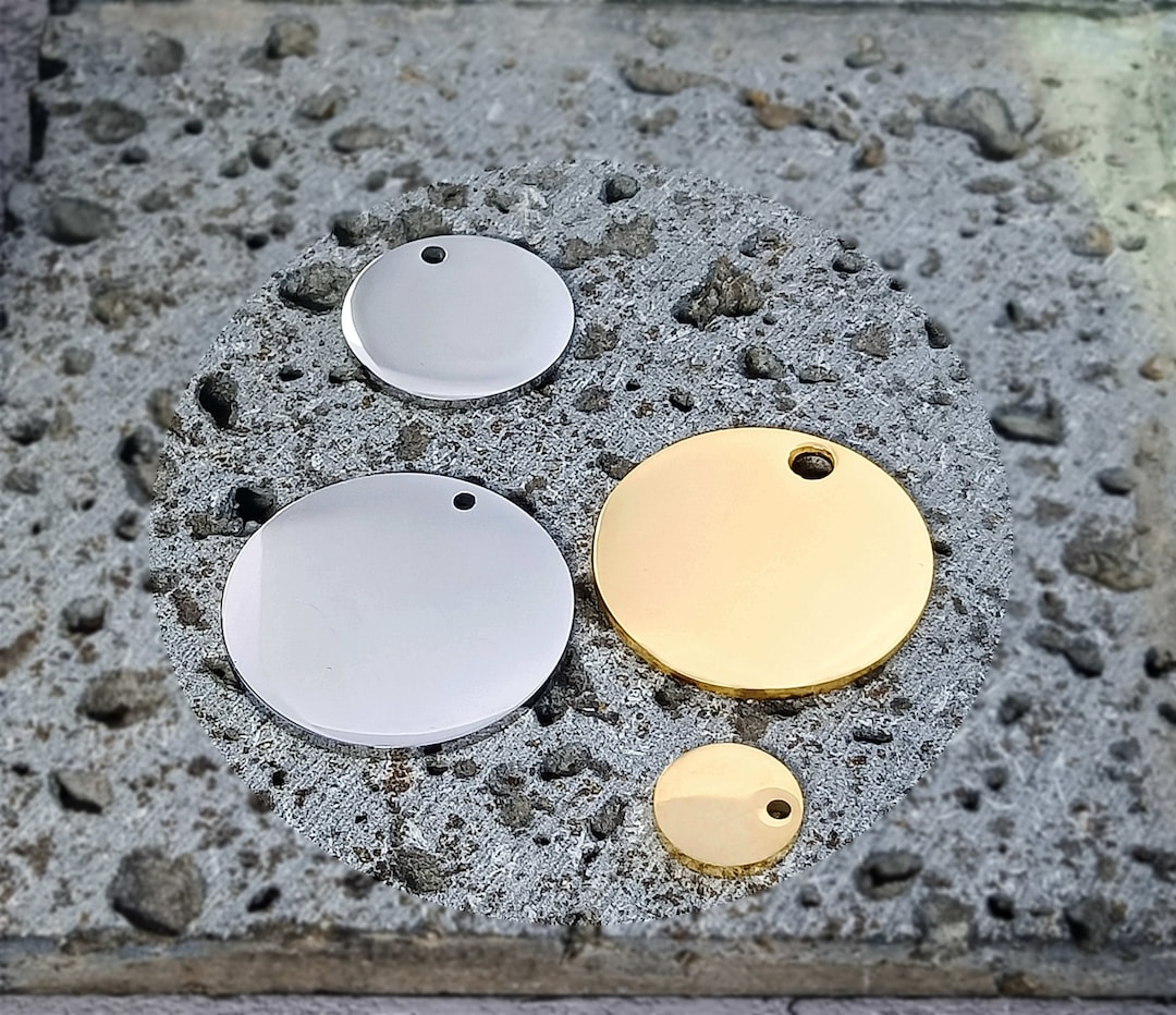 Blank Stamping Discs,304 Stainless Steel Stamping Blank Charms for ...