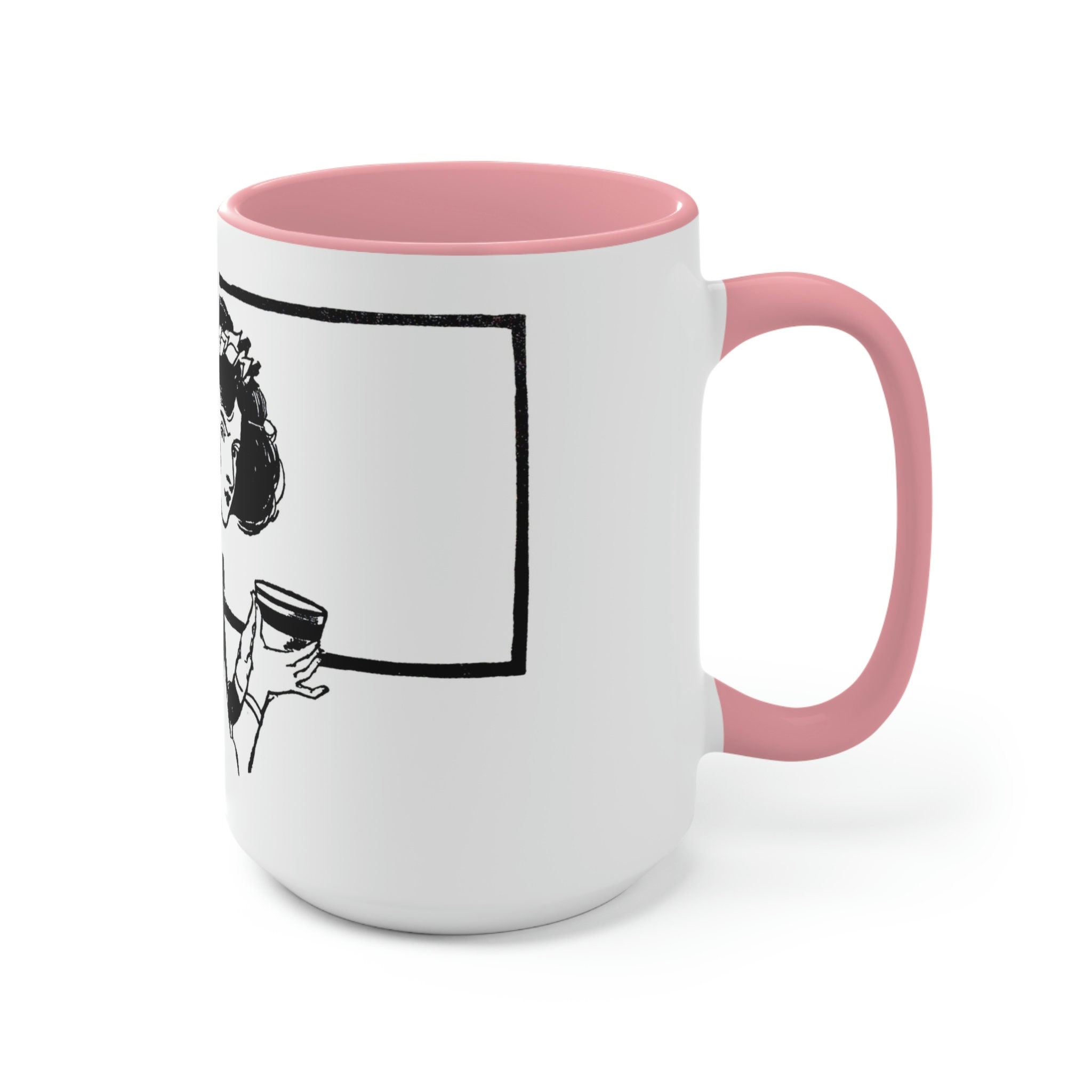 General Jinjur Illustrated by John R. Neill Two-tone Coffee Mugs, 15oz ...