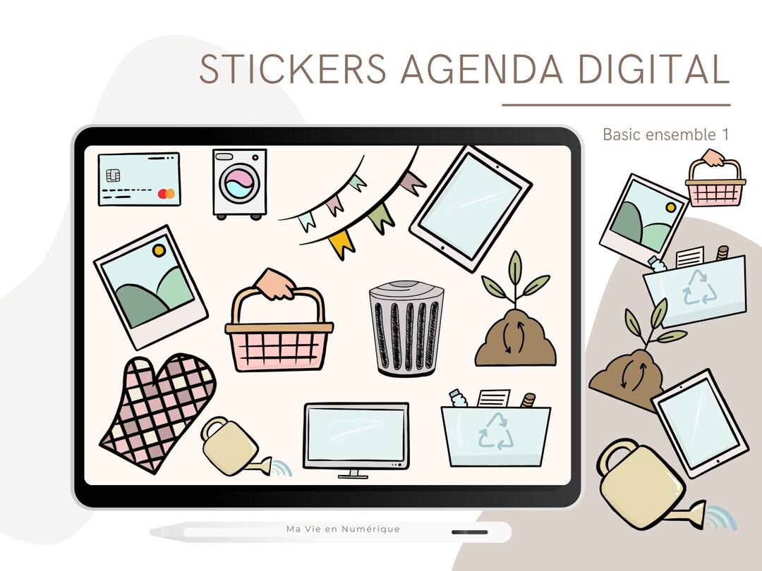 PNG Digital Digital Sticker Stickers for Digital Planner on Goodnotes ...