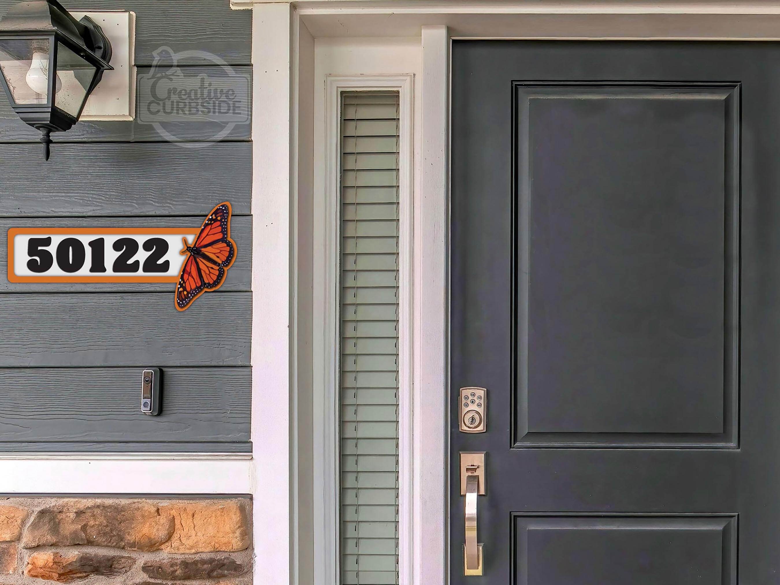 Monarch Butterfly Address Sign Monarch Address Sign Butterfly - Etsy