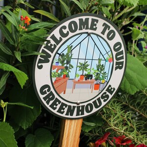 Greenhouse Garden Sign | Welcome Garden Sign | Victory Garden - Etsy