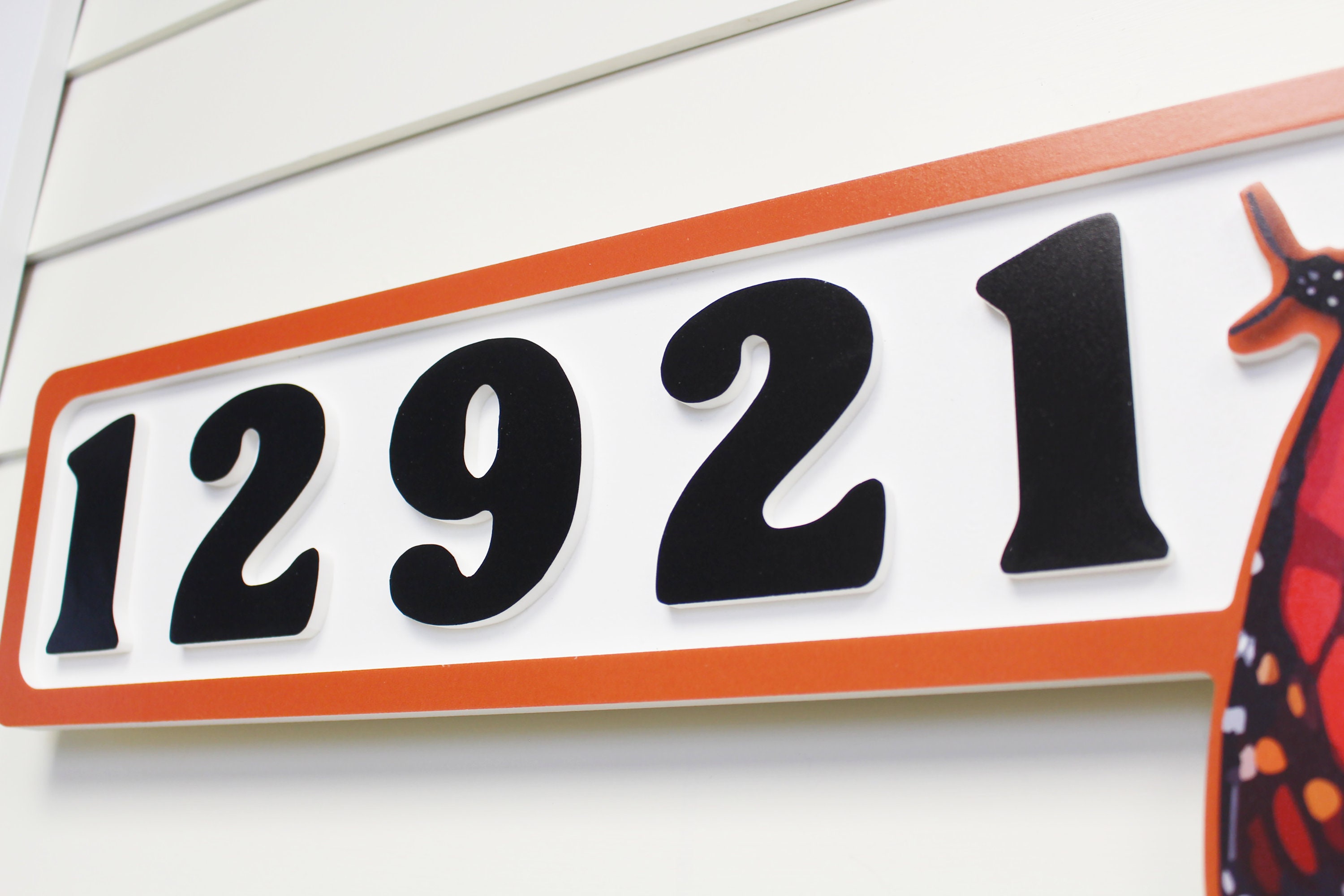 Monarch Butterfly Address Sign Monarch Address Sign Butterfly - Etsy