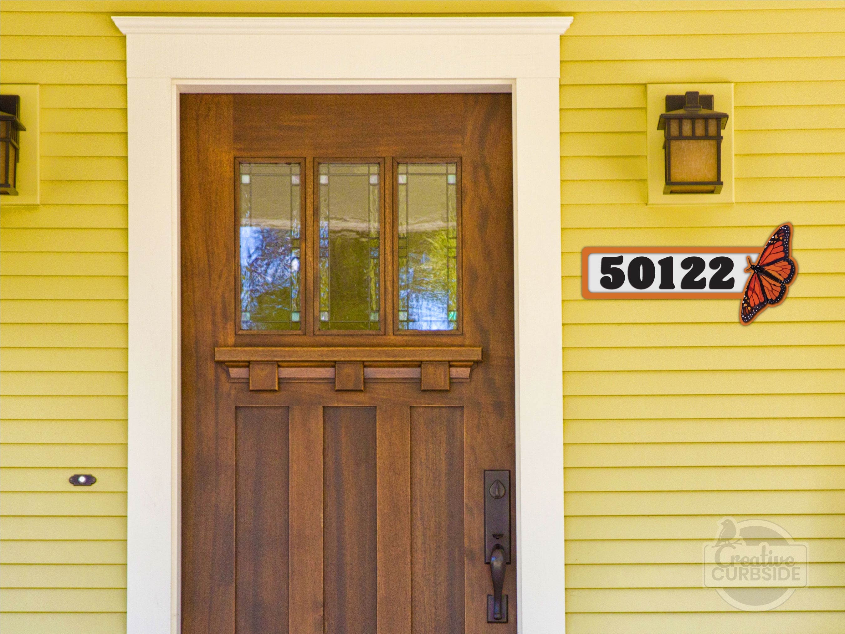 Monarch Butterfly Address Sign Monarch Address Sign Butterfly - Etsy