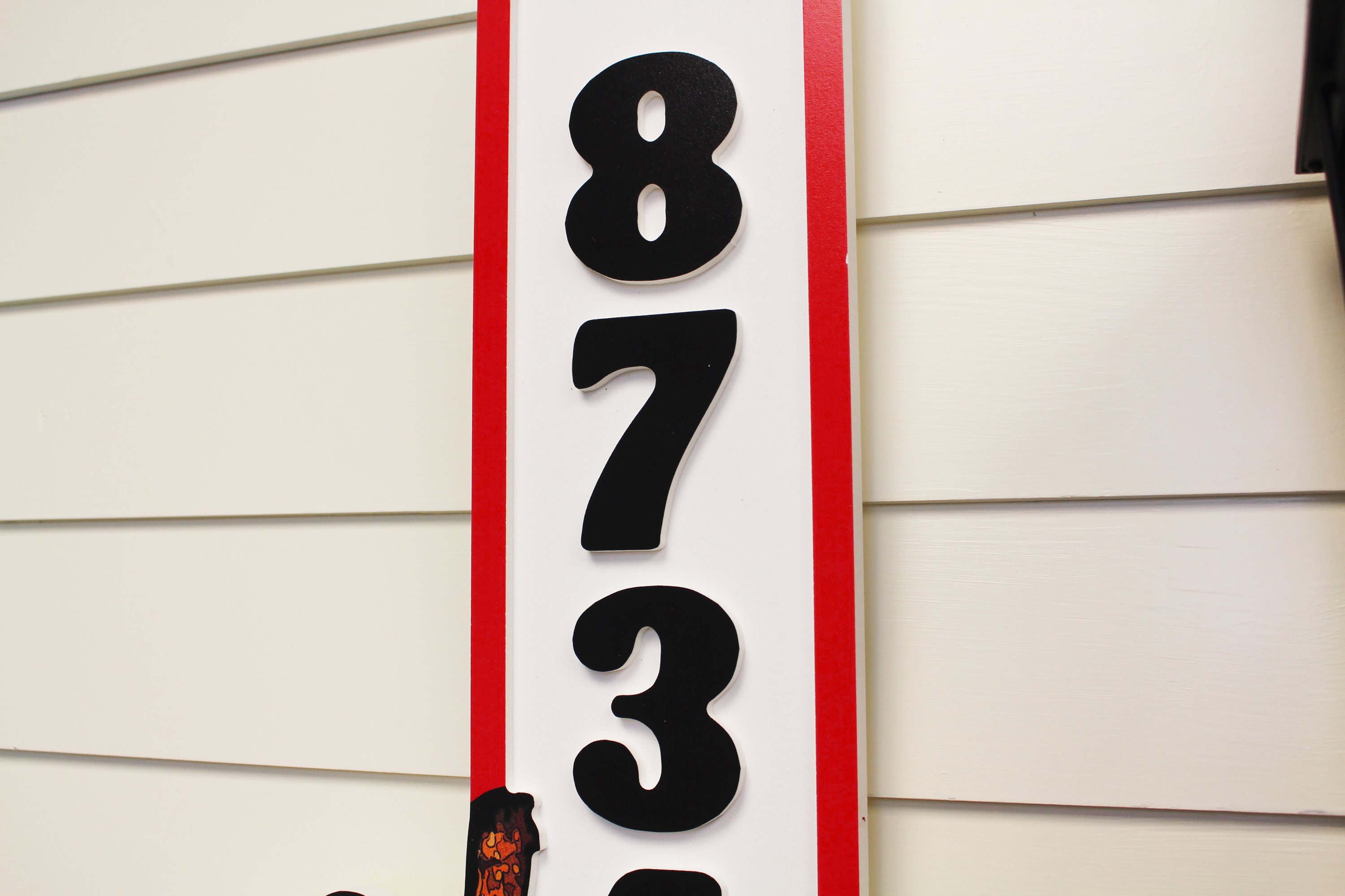 Red Eyed Tree Frog Address Sign for House Street Numbers Plaque ...