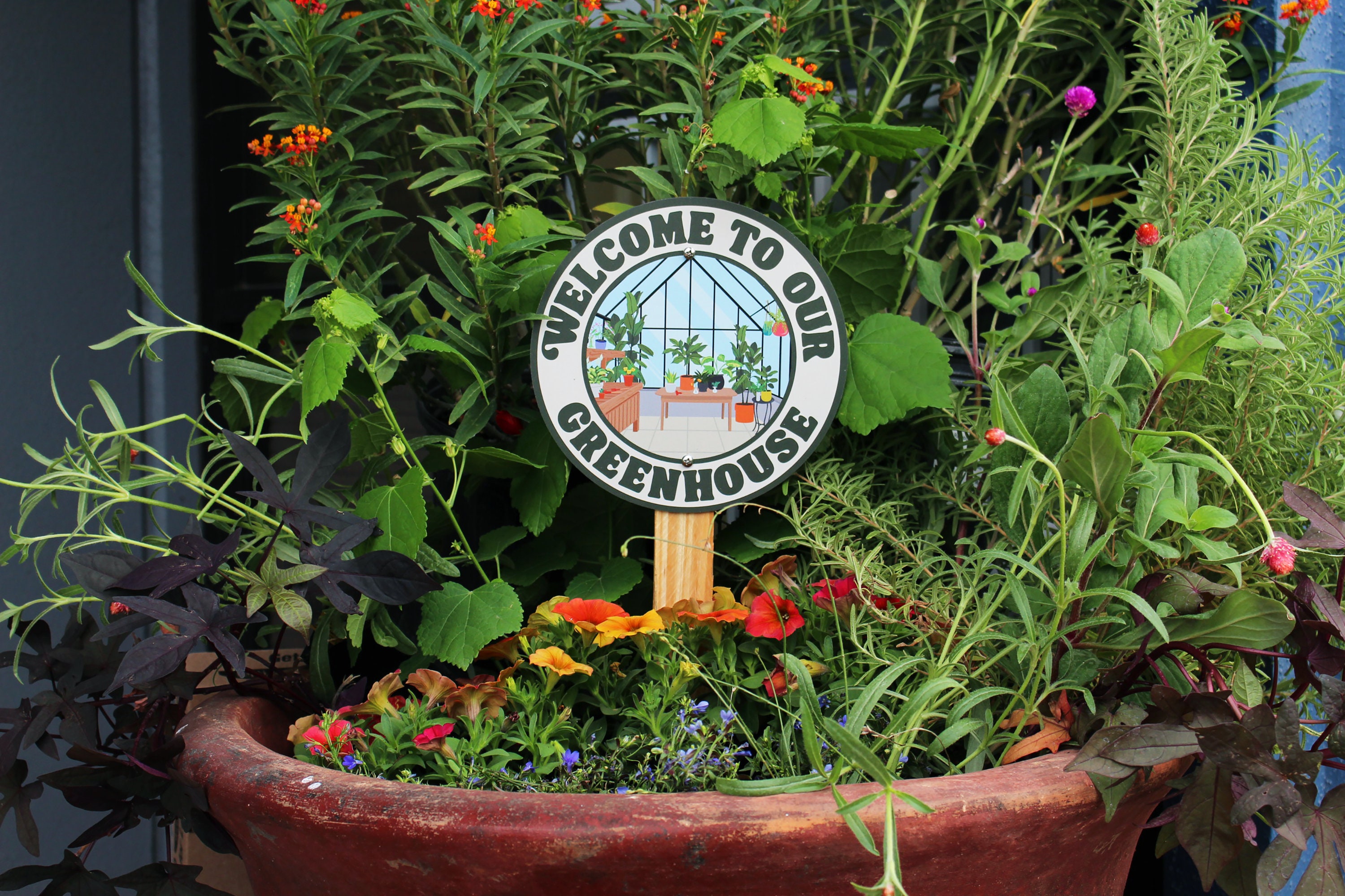 Greenhouse Garden Sign Welcome Garden Sign Victory Garden - Etsy