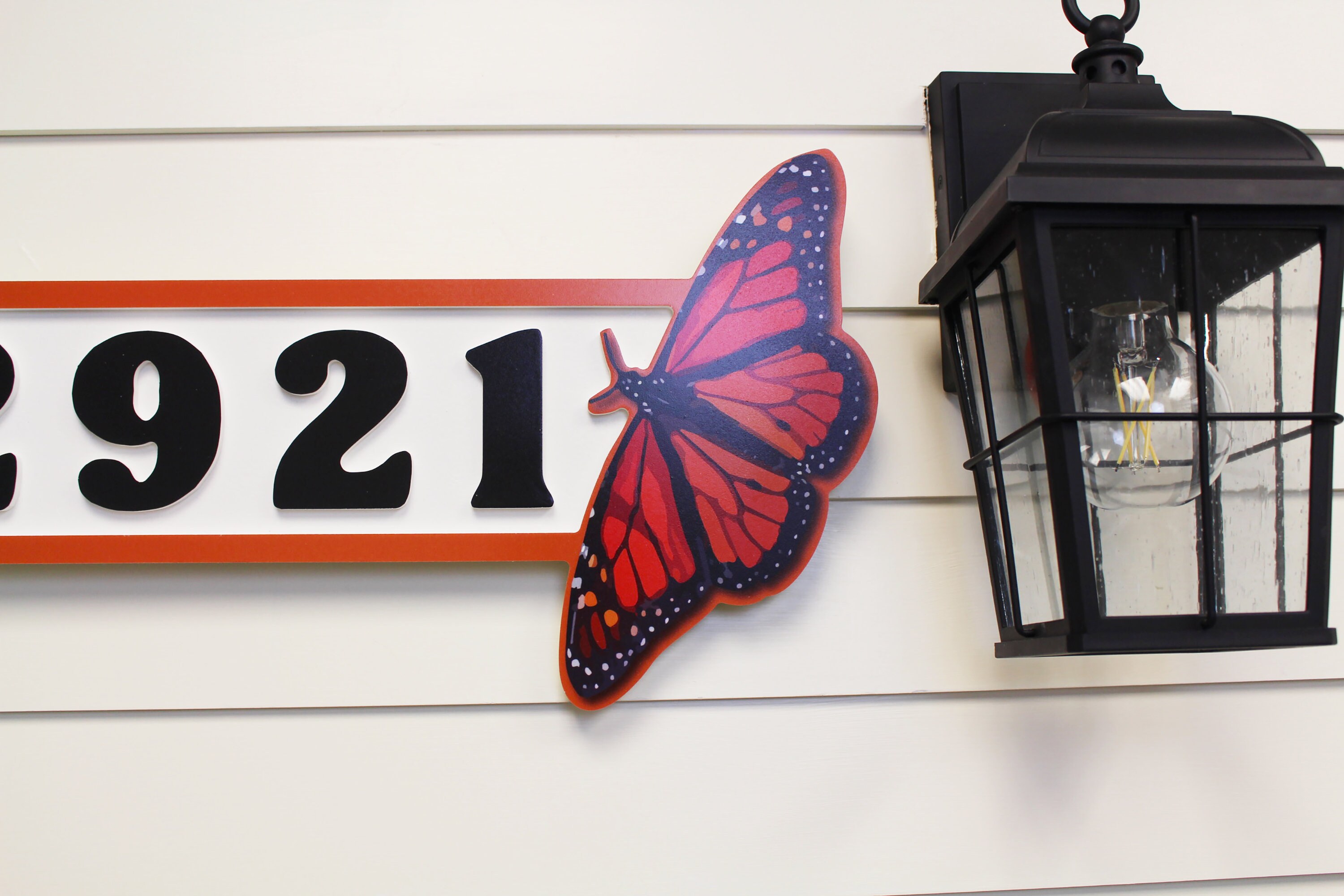 Monarch Butterfly Address Sign Monarch Address Sign Butterfly - Etsy