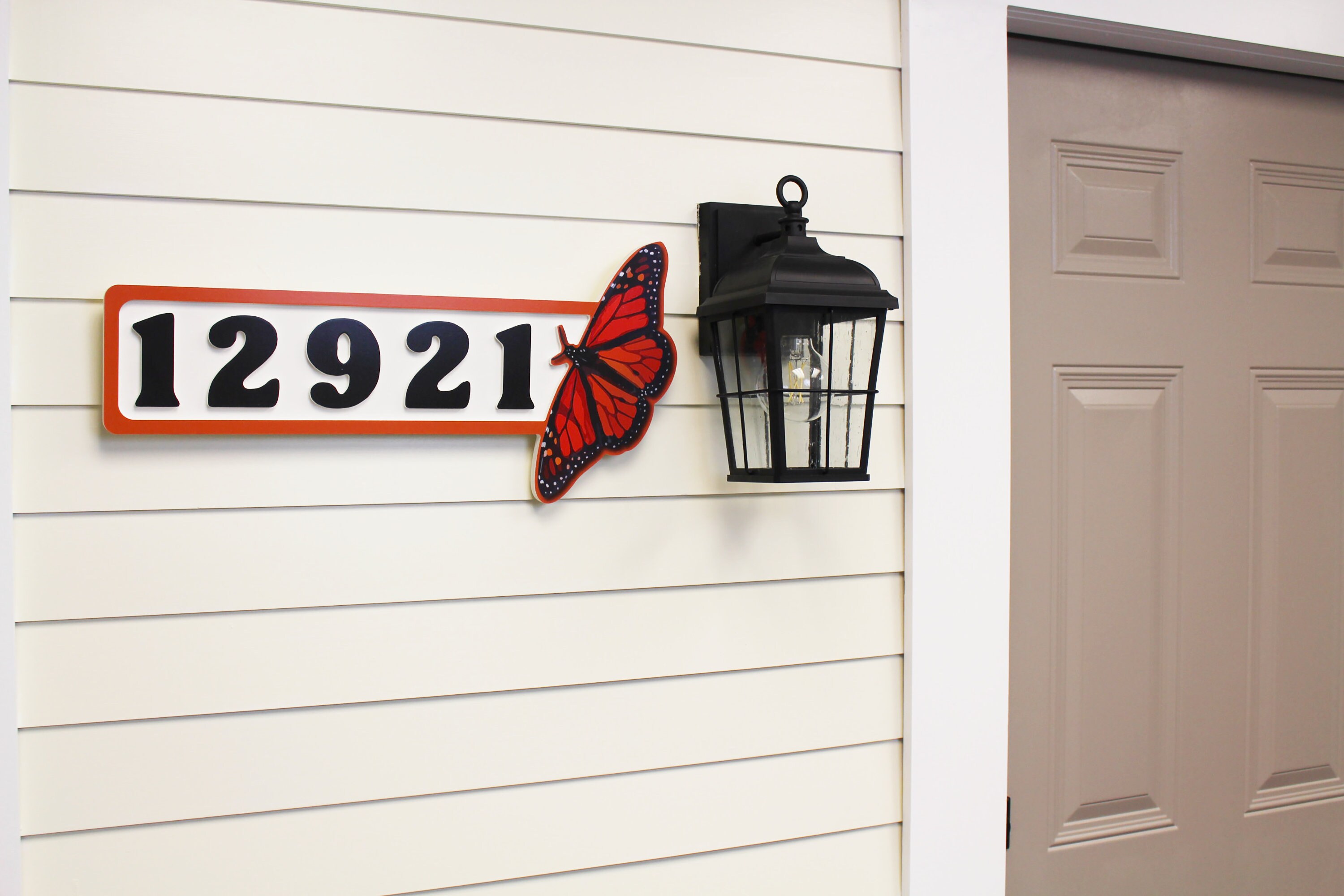 Monarch Butterfly Address Sign Monarch Address Sign Butterfly - Etsy
