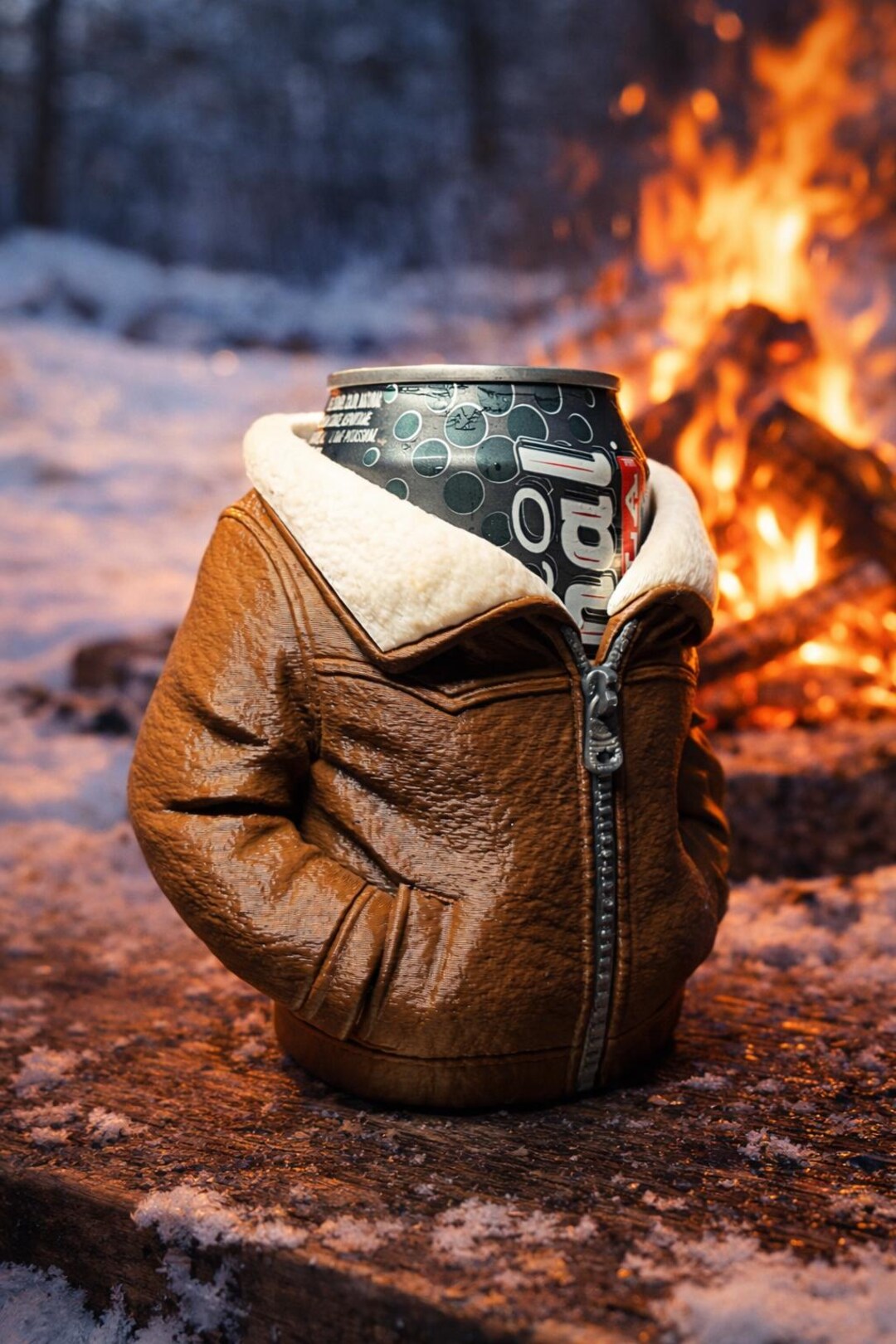 Bomber Jacket Can Cozy | Leather-style 3D Printed Drink Accessory ...