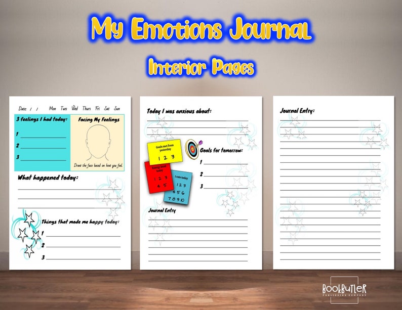 Daily Mood Tracker Printable for Teens | Young Adult, Self Care Journal ...