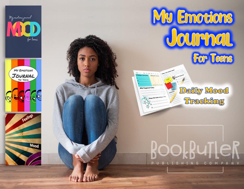 Daily Mood Tracker Printable for Teens | Young Adult, Self Care Journal ...