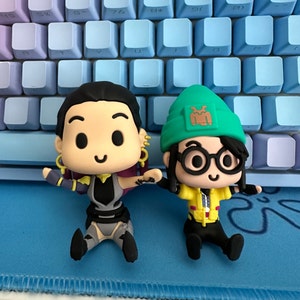 Valorant Swinging Chibi Duo | Sage, Jett, Reyna, Killjoy | Build Your ...