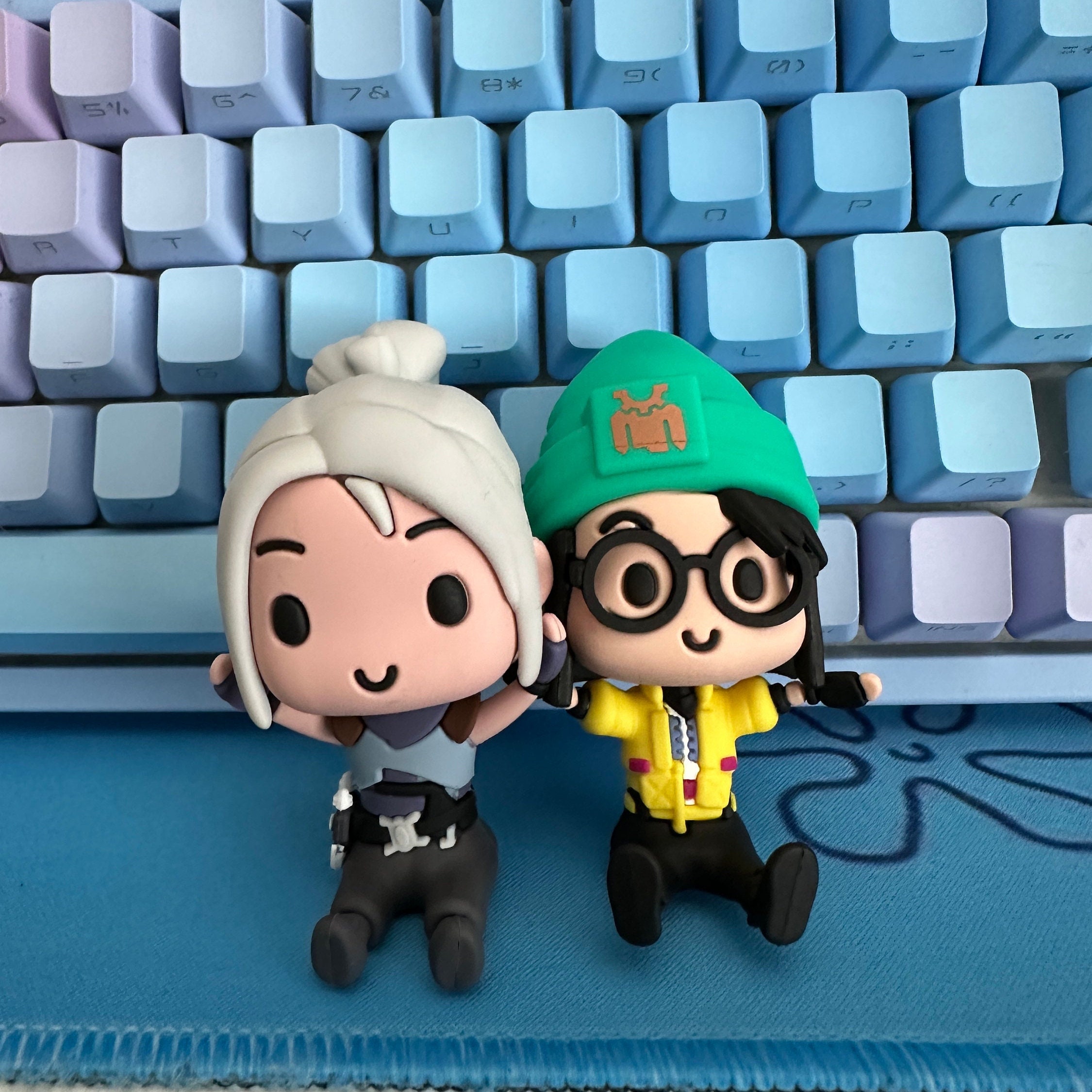 Valorant Swinging Chibi Duo Sage, Jett, Reyna, Killjoy Build Your Own ...