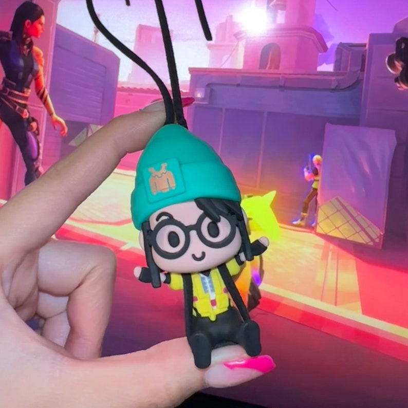 Valorant Swinging Killjoy | Car Accessory, Mic Charm - Etsy