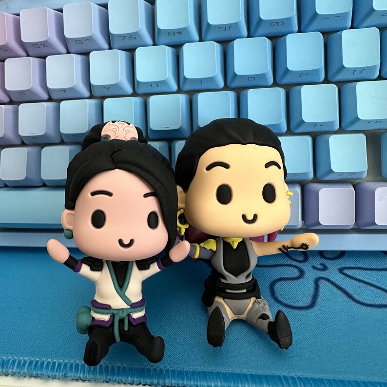 Valorant Swinging Chibi Duo Sage, Jett, Reyna, Killjoy Build Your Own ...