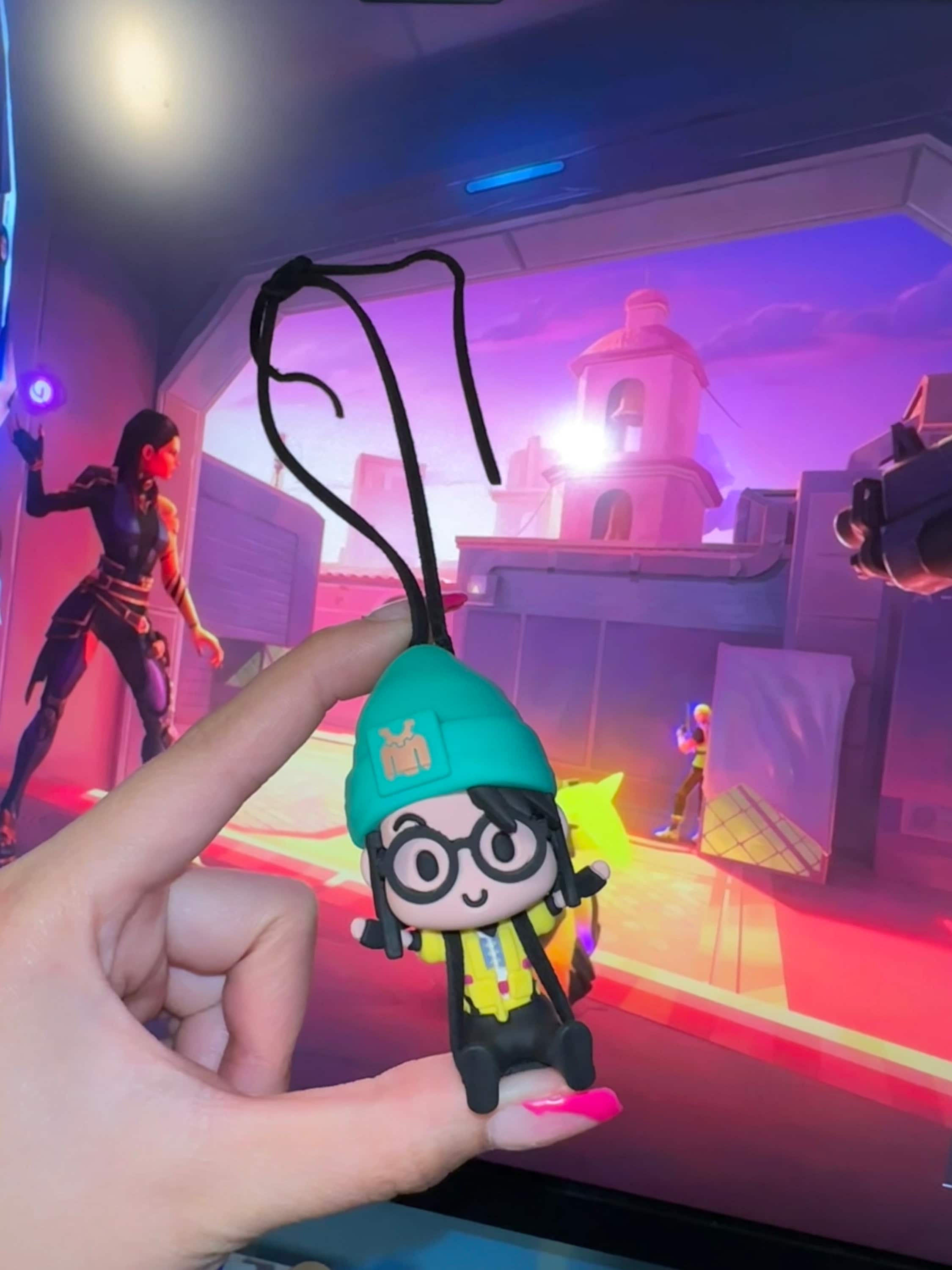 Valorant Swinging Killjoy Car Accessory Mic Charm - Etsy