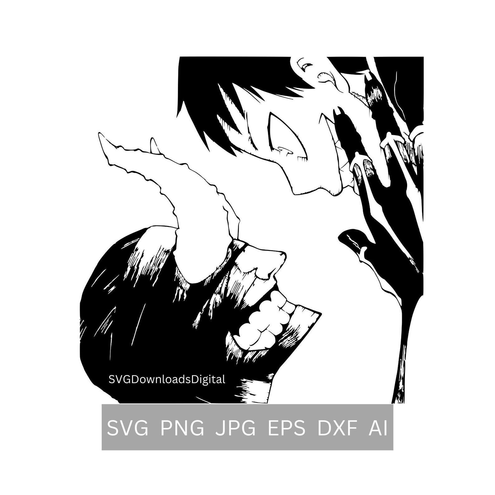 Anime SVG, Anime Vektor, Manga SVG, Manga Vektor, japanischer Anime SVG ...