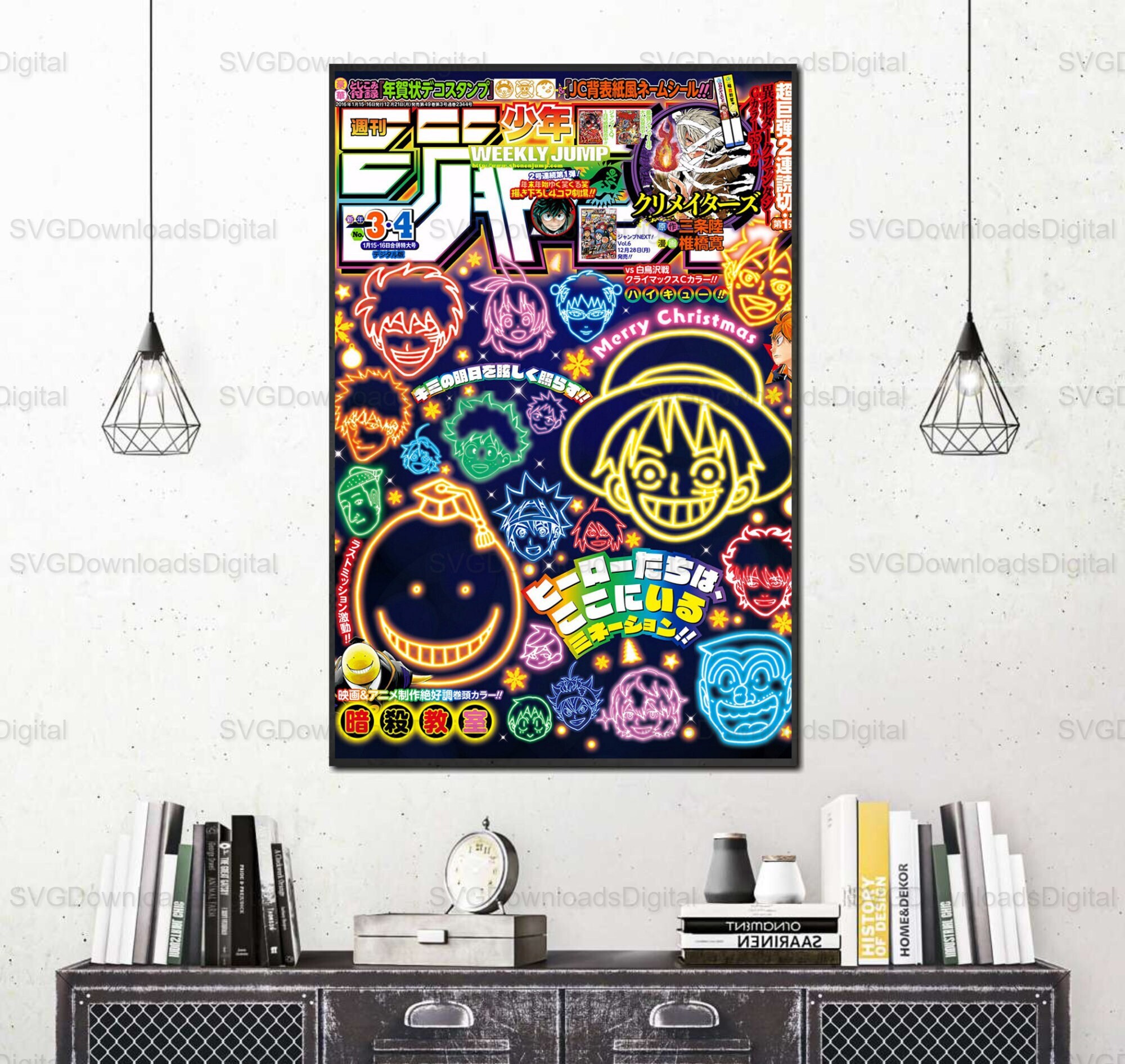 Anime Poster, Anime Svg, Japanese Svg, Anime Png, Anime Clipart, Anime ...