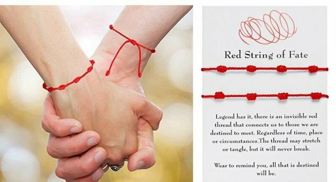 Handmade 7 Knots Red String Bracelet for Protection Lucky Amulet ...