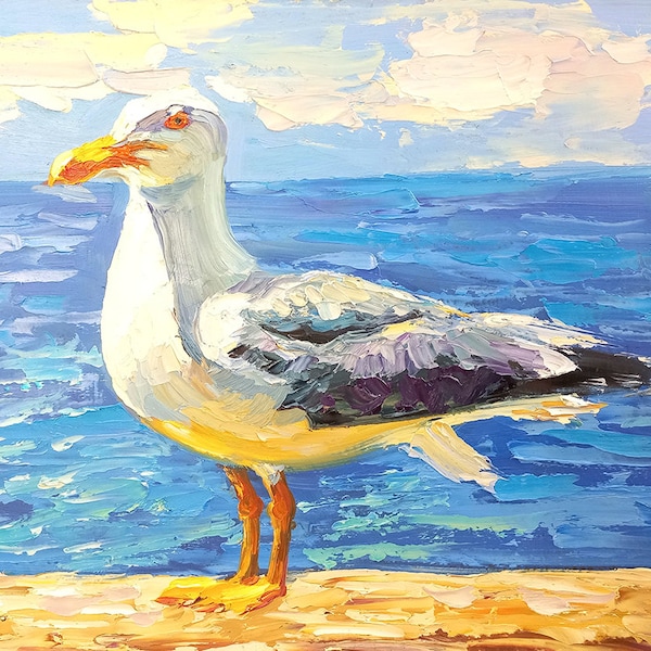 Seagull Paintings - Etsy