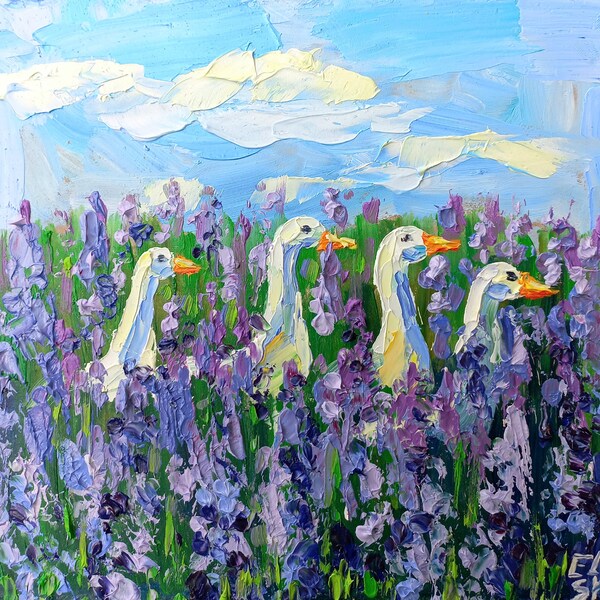 Goose Painting - Etsy